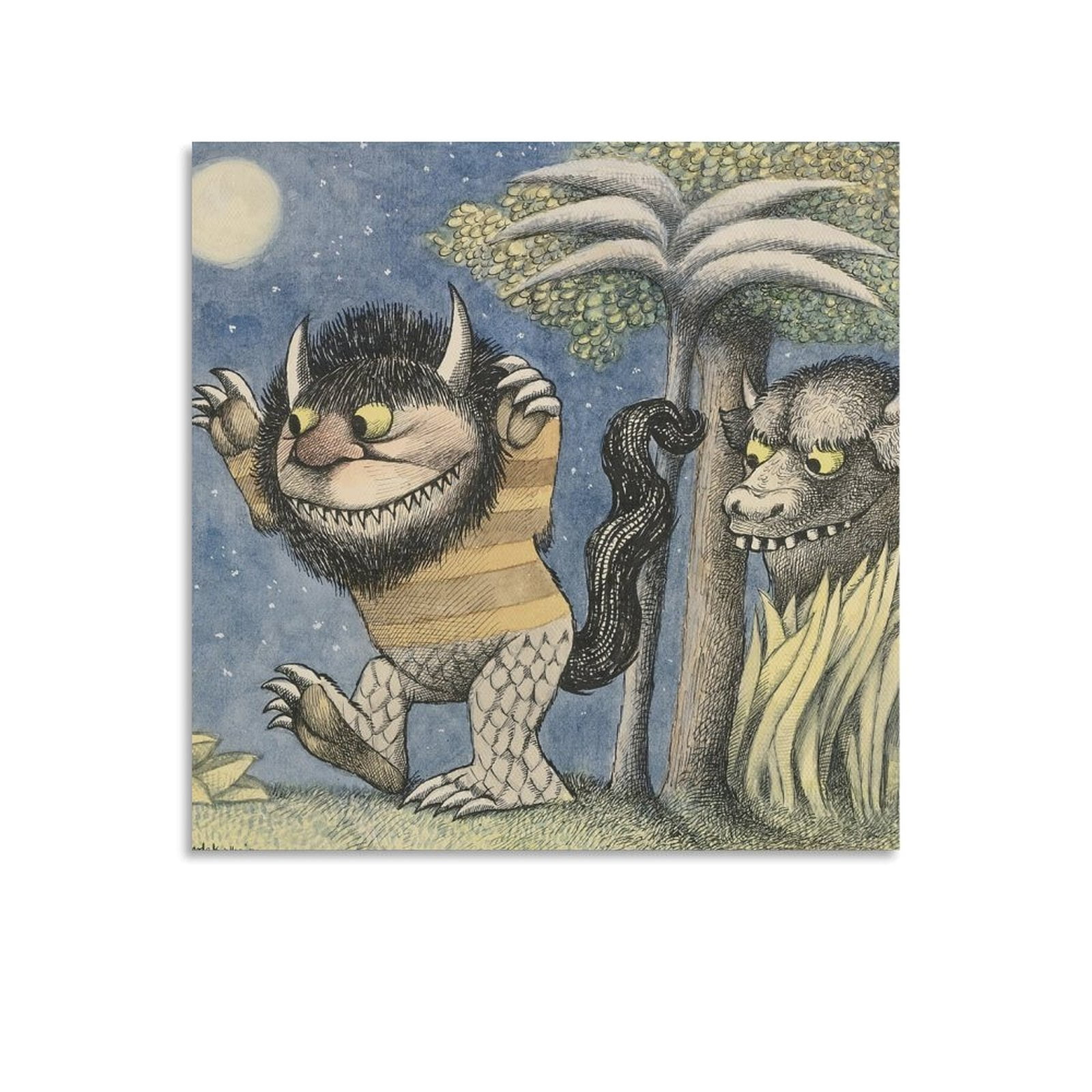 Maurice Sendak Print Painting (36) Canvas Art Poster and Wall Art ...