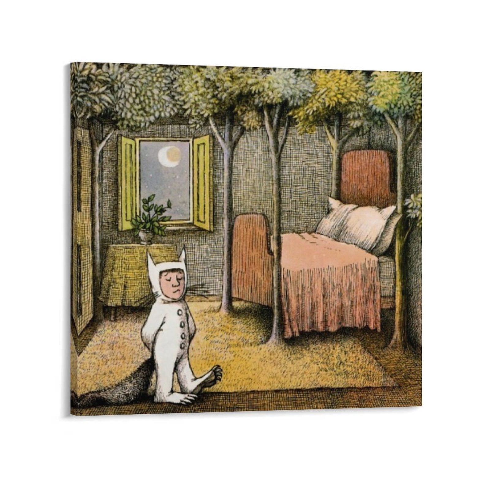 Maurice Sendak Print Painting (38) Room Aesthetic Poster Print Art Wall ...