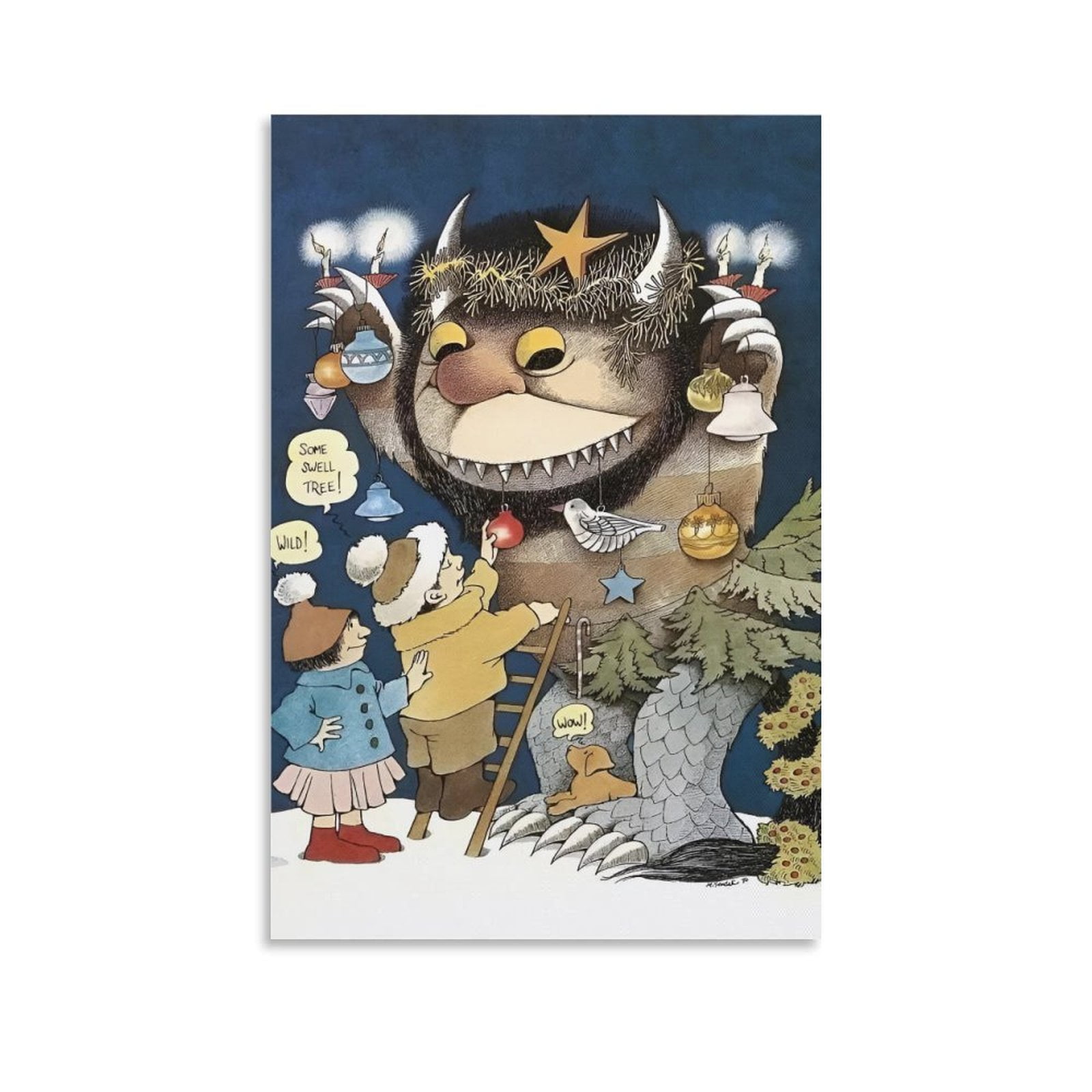 Maurice Sendak Print Painting (6) Canvas Art Poster and Wall Art ...