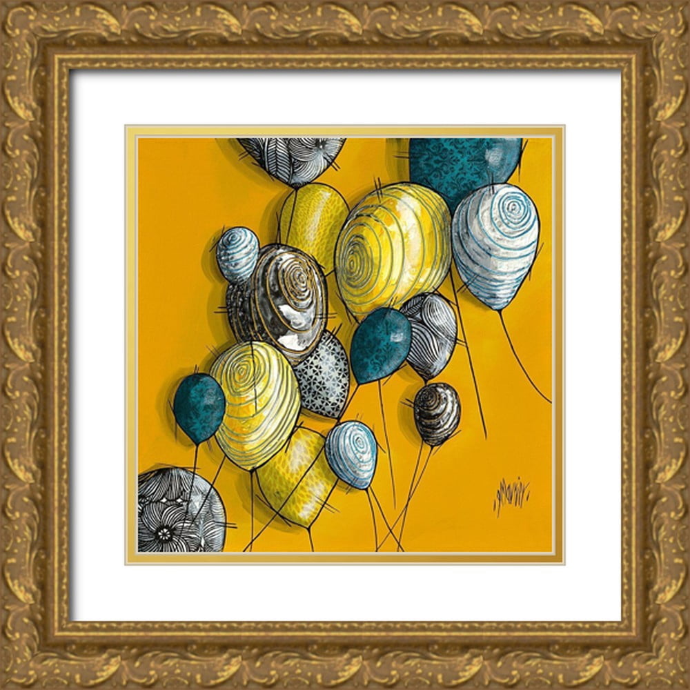 Maurier, Geraldine 20x20 Gold Ornate Wood Framed with Double Matting ...