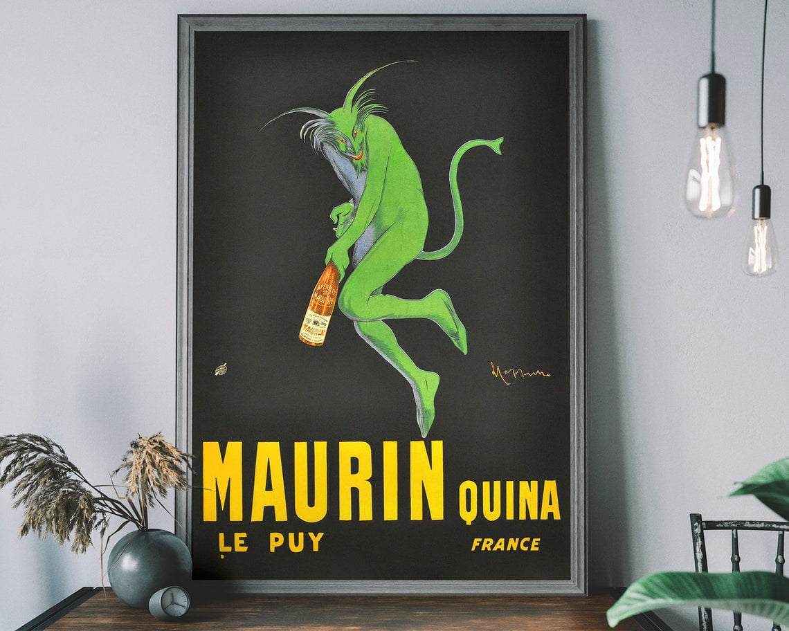 Maurin Quina Vintage Print, Food & Drink Wall Art, Alcohol Advertising ...