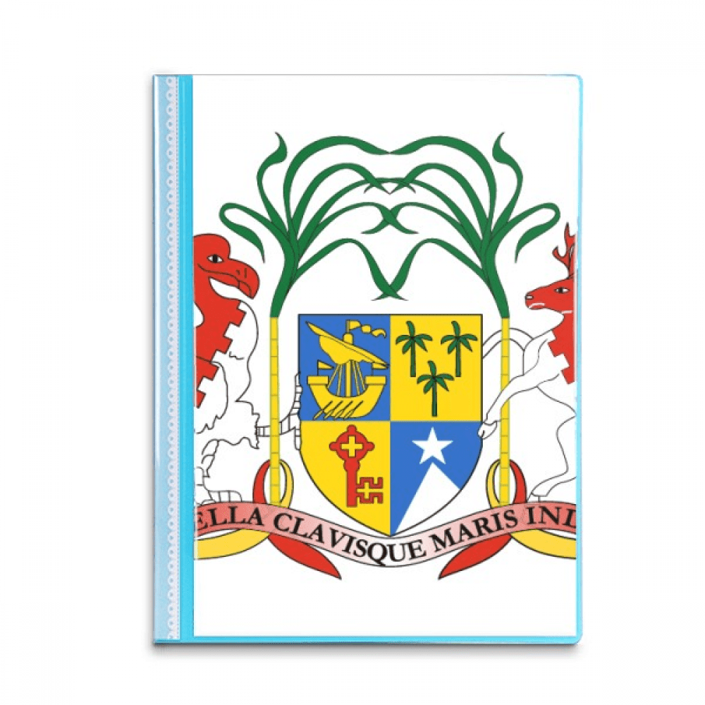 Mauritius Africa National Emblem Book Sheet Protectors Portfolio Binder ...