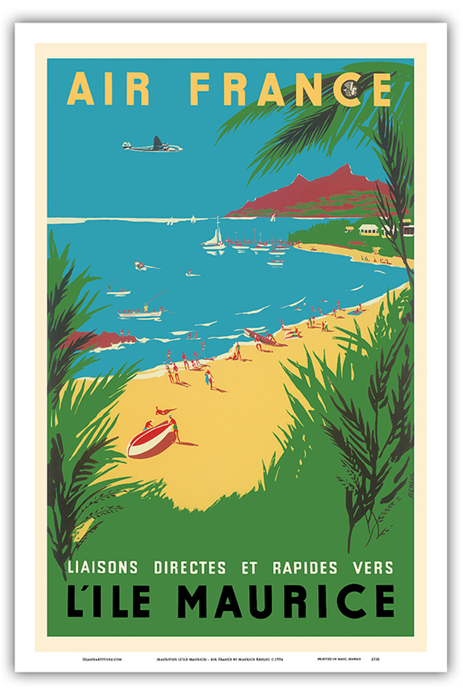 Mauritius (L’ile Maurice) - Mascarene Islands - France - Vintage ...