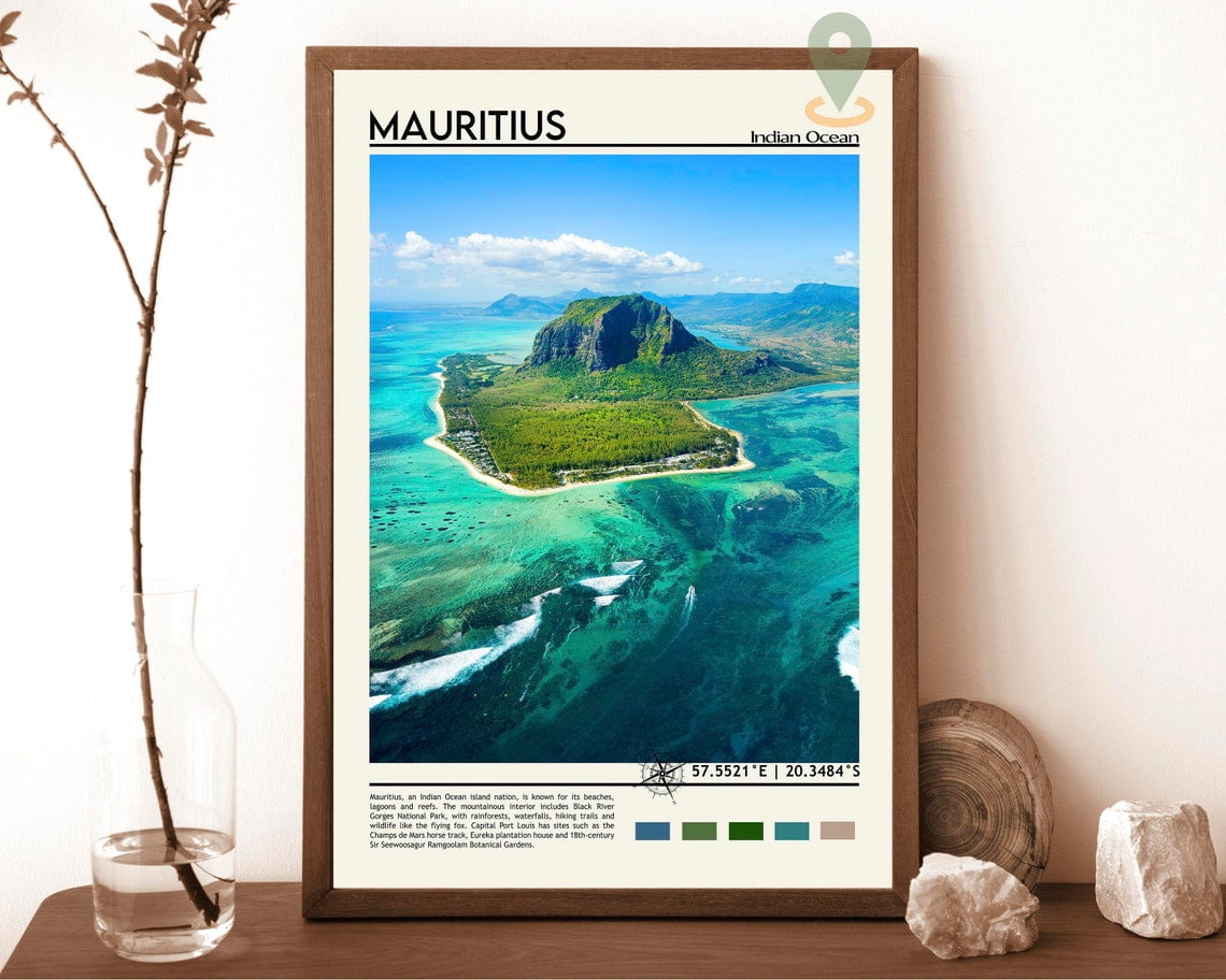 Mauritius Print, Mauritius Art, Mauritius Poster, Mauritius Photo ...