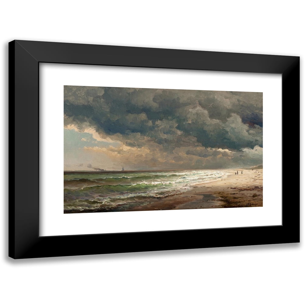 Mauritz Frederick Hendrick de Haas 24x17 Black Modern Framed Museum Art ...