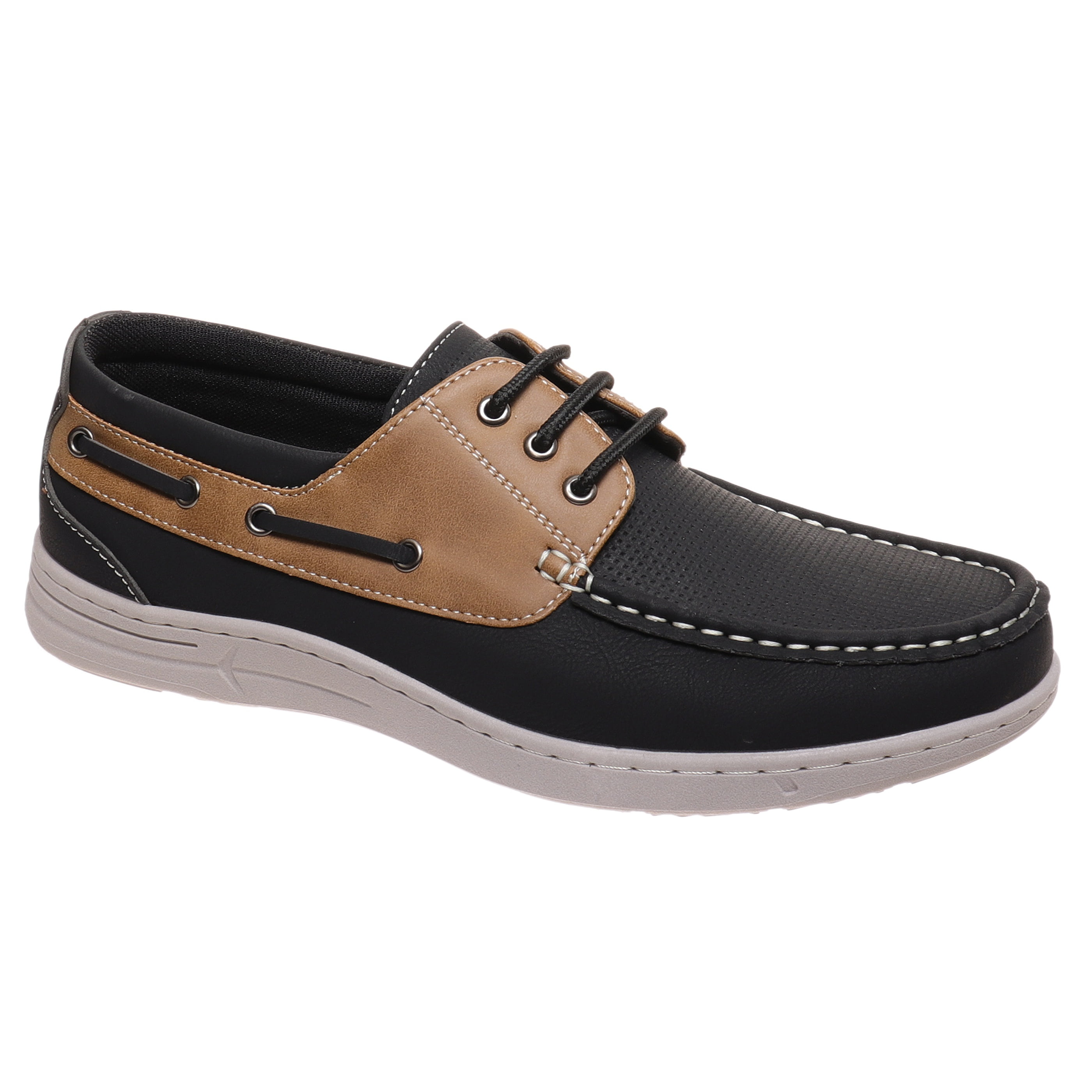 Mauro Pisani Mens Shoe Black Combo - Walmart.com