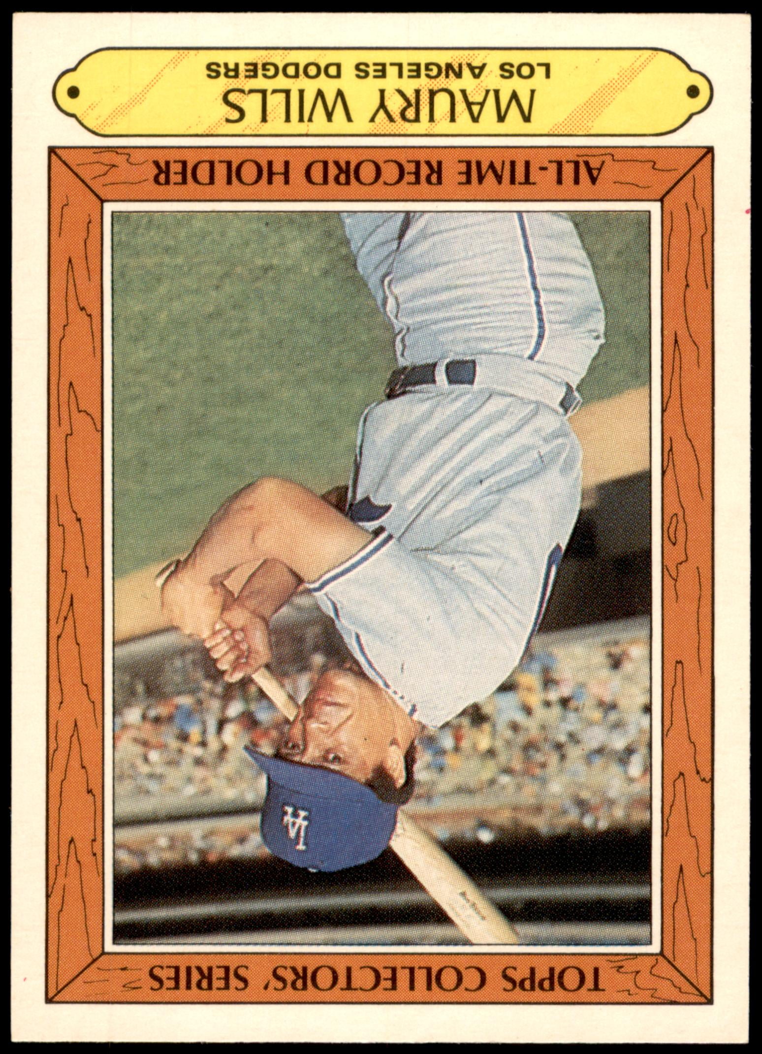 Maury Wills #39 1985 Topps Woolworth All Time Record Holders - Walmart.com