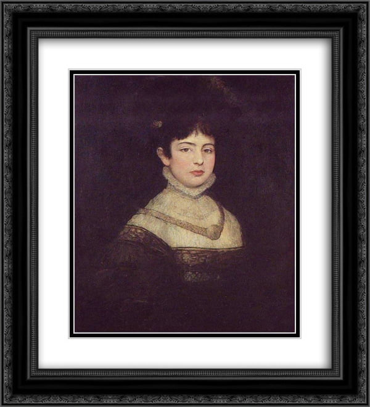 Maurycy Gottlieb 2x Matted 20x24 Black Ornate Framed Art Print ...