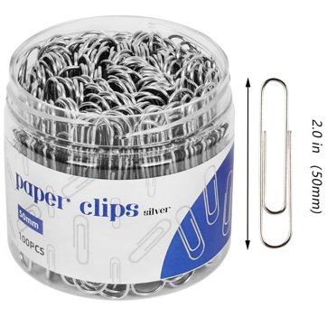 Officemate Small #3 Size Paper Clips, Silver, 200 in Pack (97219 ...