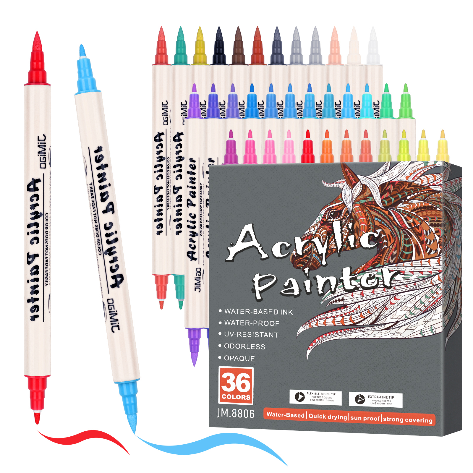 Painters Medium Point Red Paint Pen, 1 Each - Walmart.com
