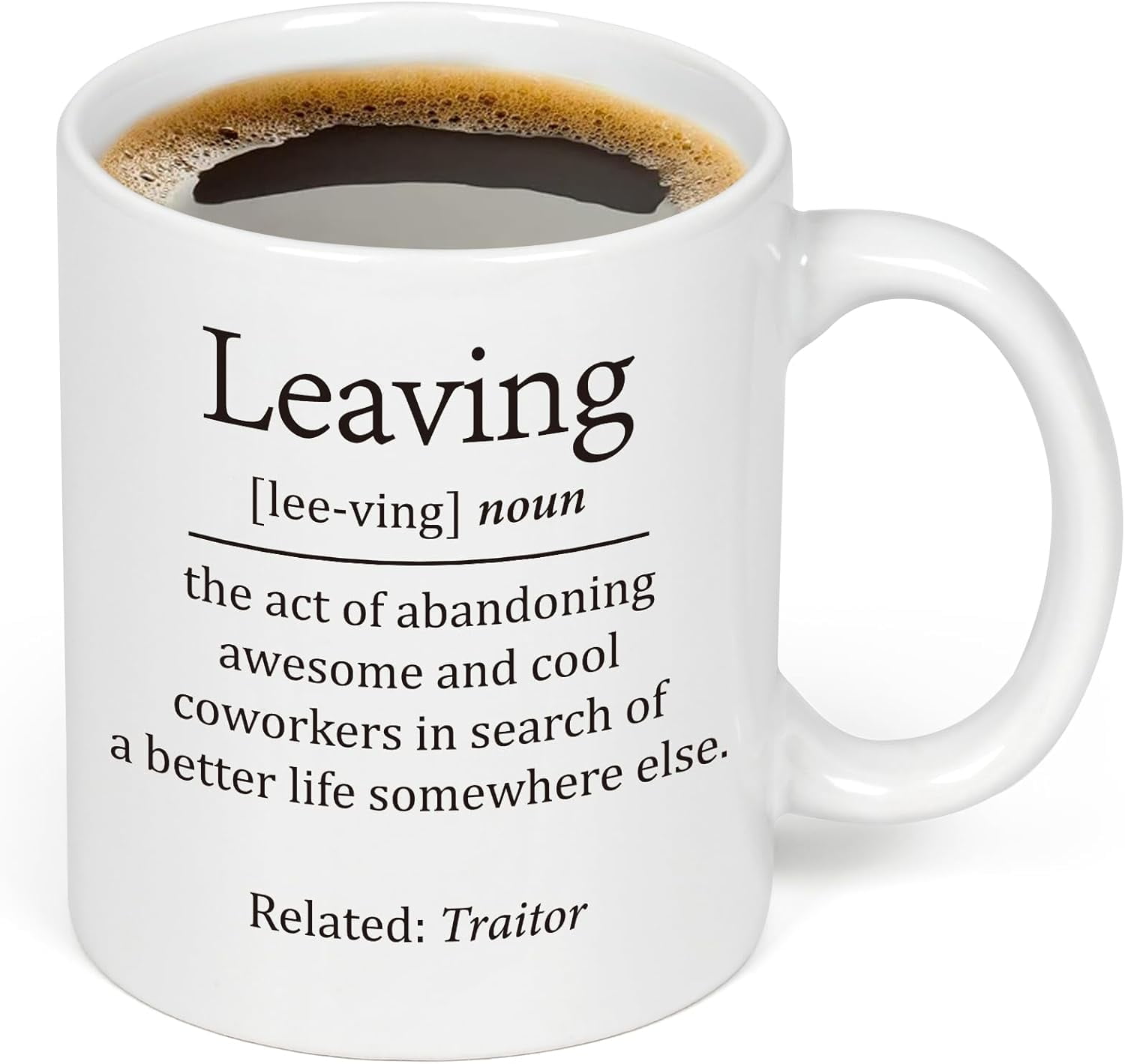 Maustic Farewell Mug - Funny Leaving Gift for Coworkers, Perfect for ...
