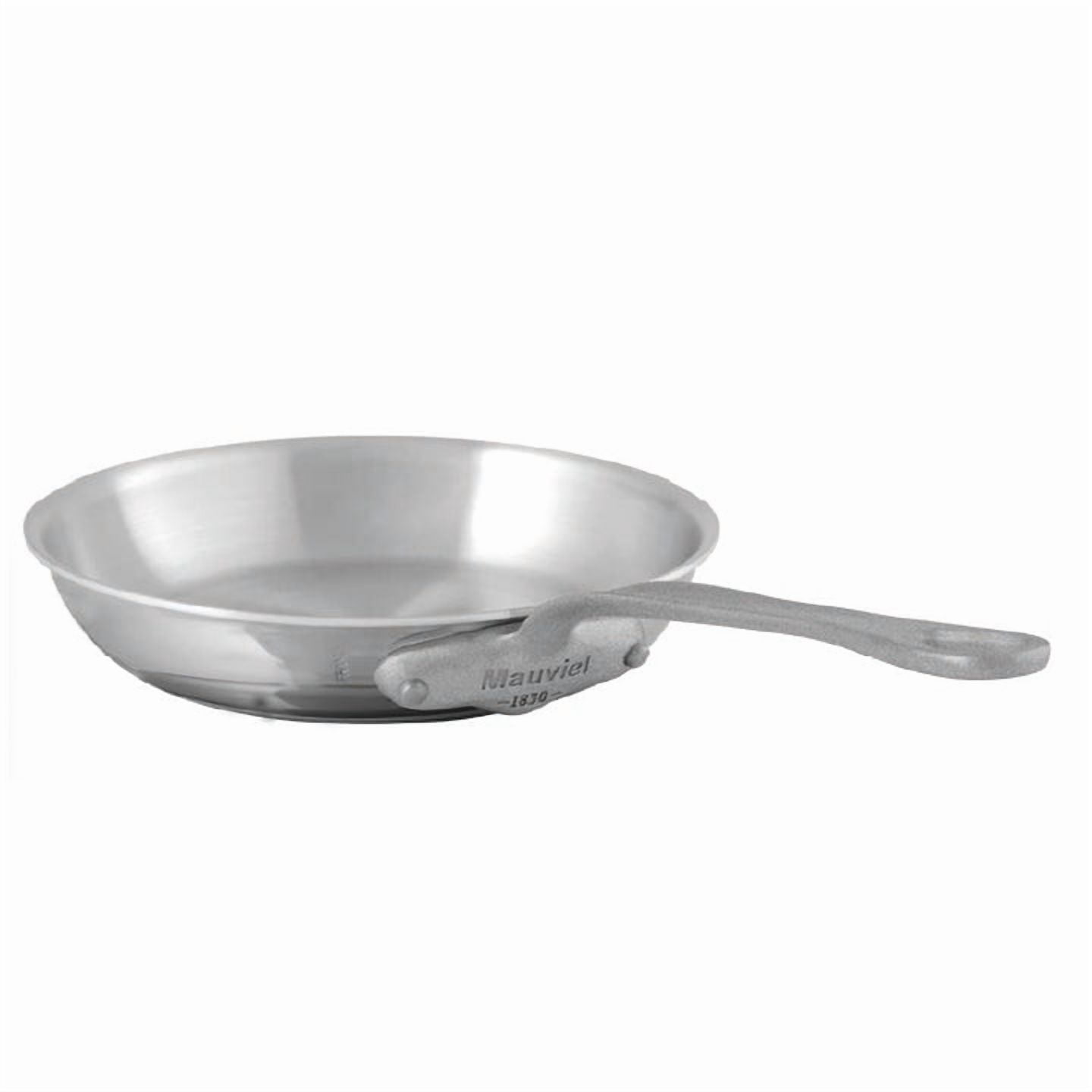 Mauviel M'Cook SB 5-Ply Frying Pan With Brushed Cast Stainless Steel ...