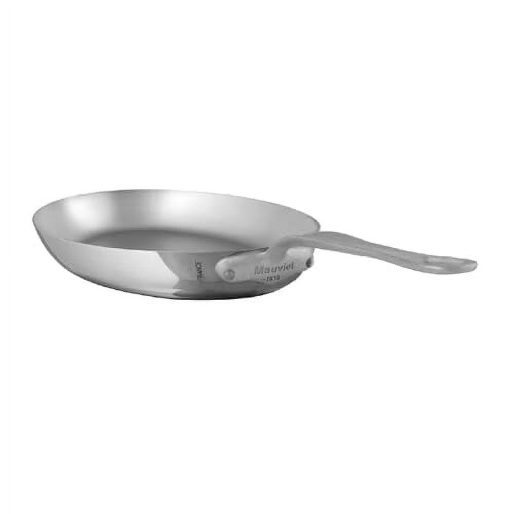 Mauviel M'Cook SB 5-Ply Polished Stainless Steel Oval Frying Pan With ...