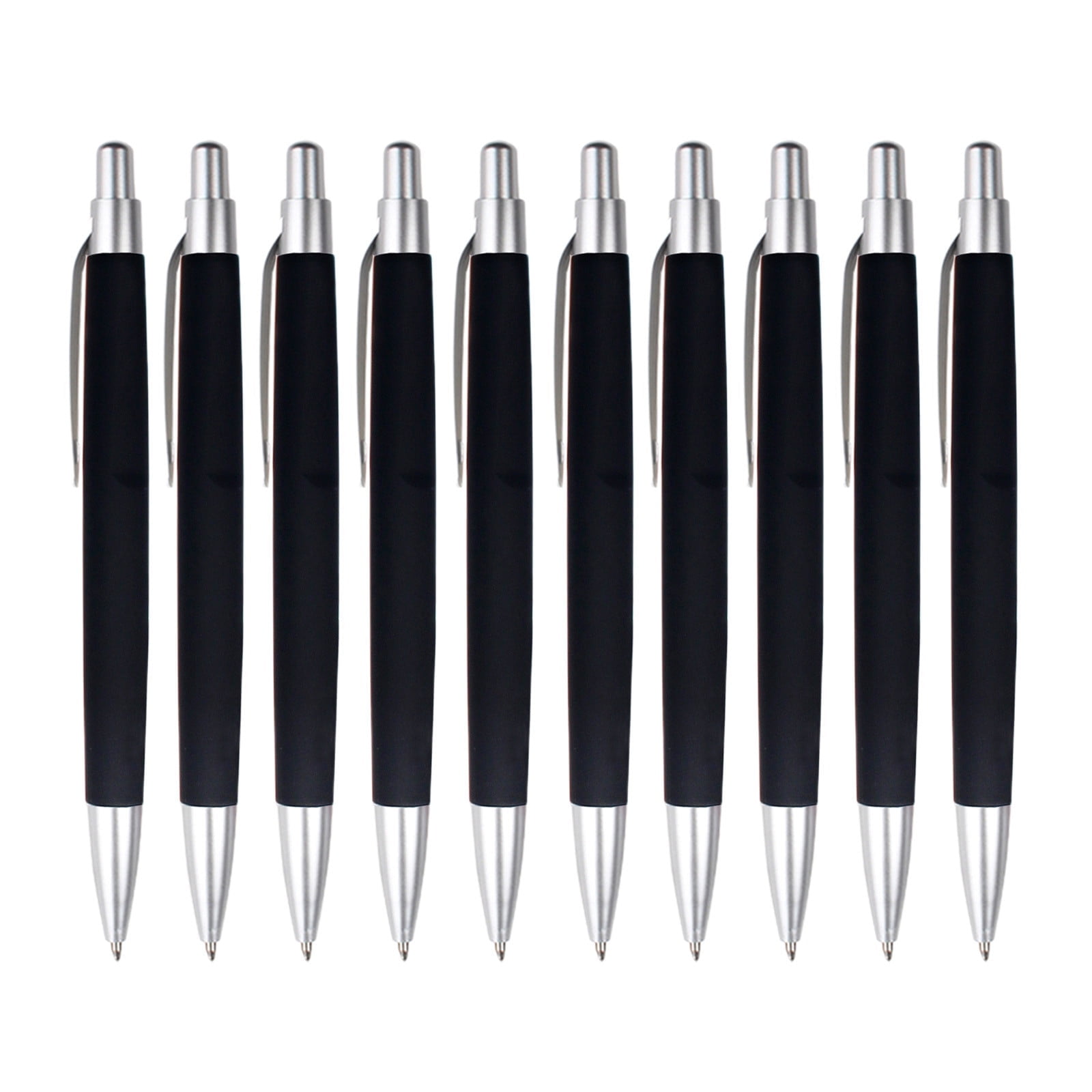 Mauxuk 10 Pack Smooth Writing Retractable Ballpoint Pens - Comfortable ...