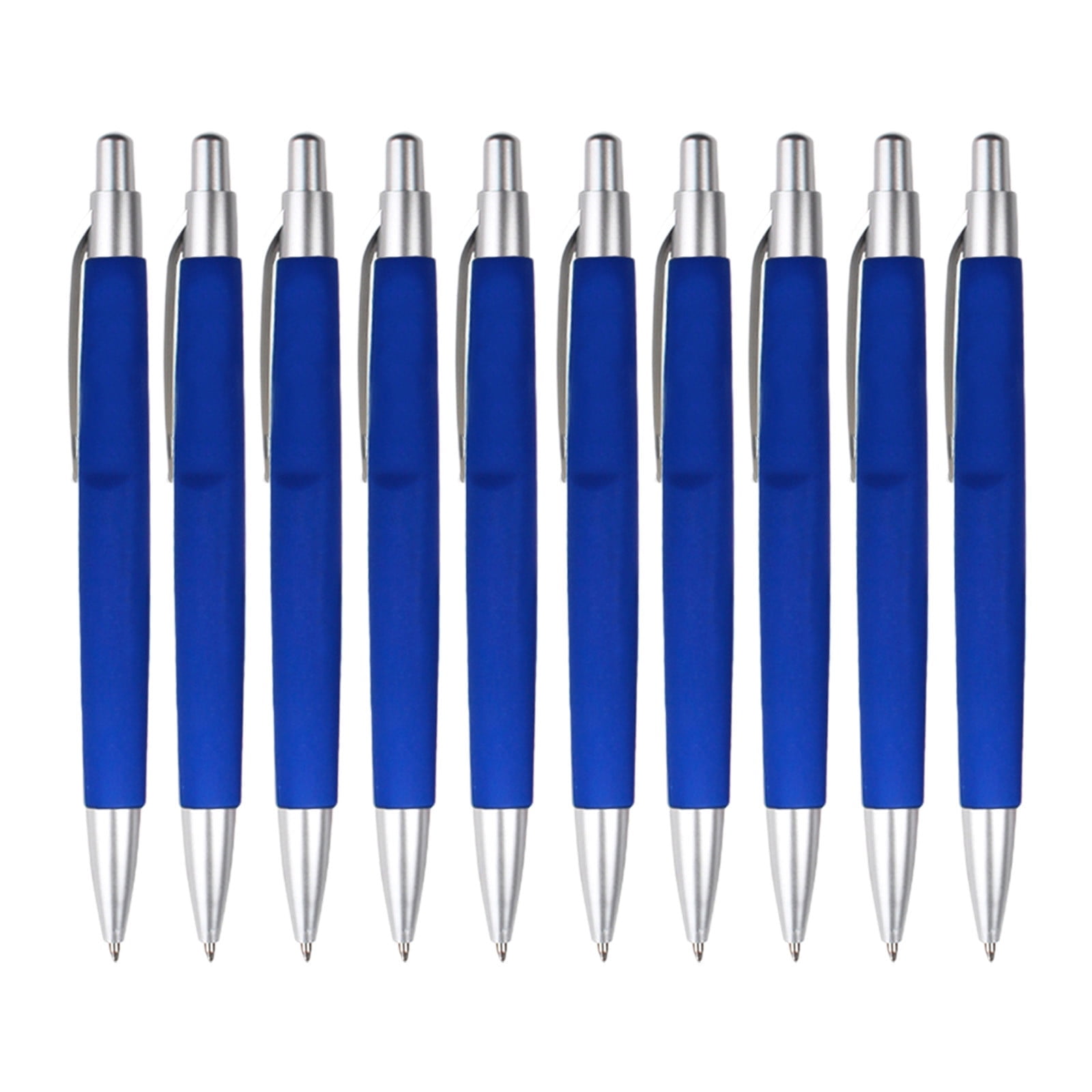 Mauxuk 10 Pack Smooth Writing Retractable Ballpoint Pens - Comfortable ...