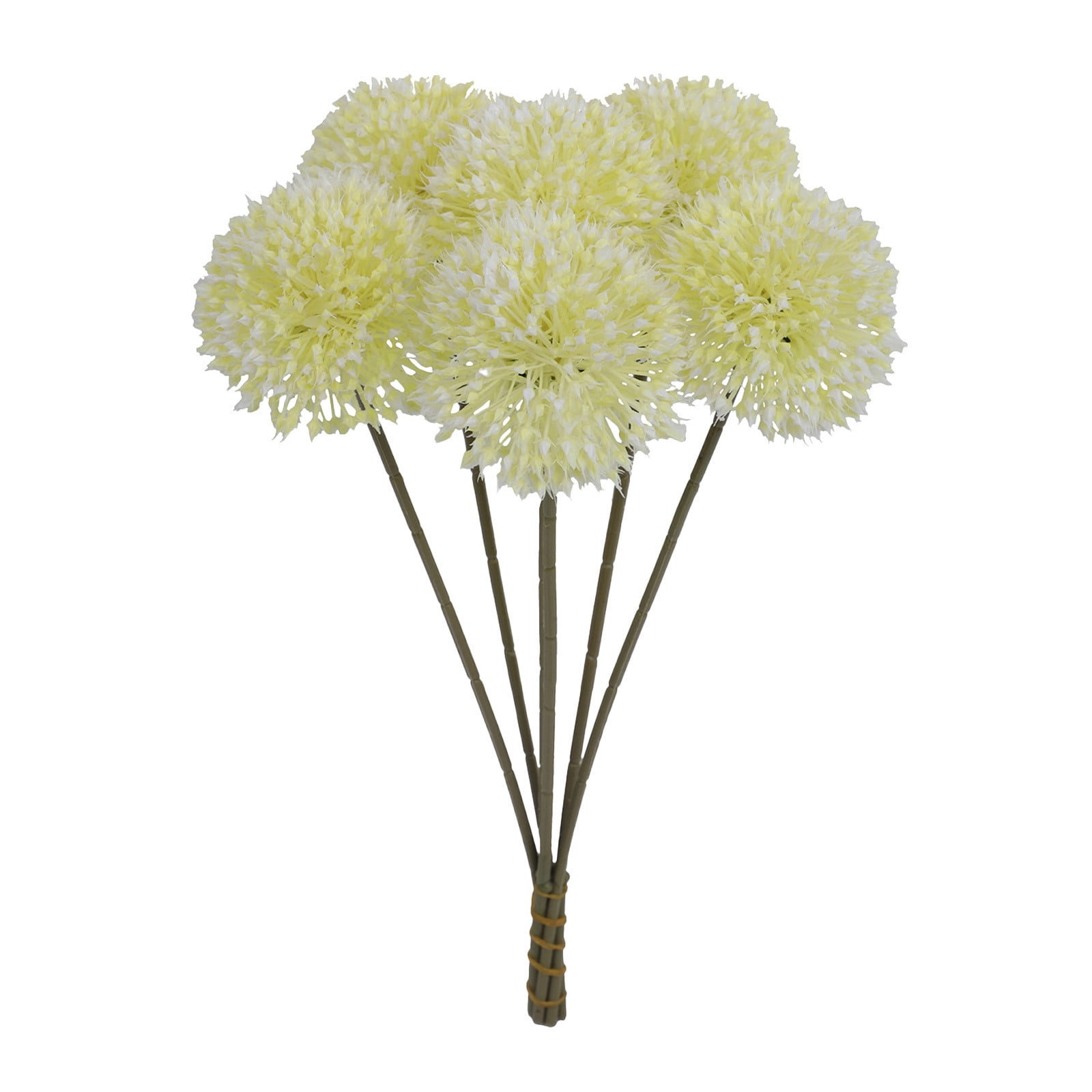 Mauxuk 6 Pack Realistic Dandelion Flowers Artificial Plastic Home Decor ...