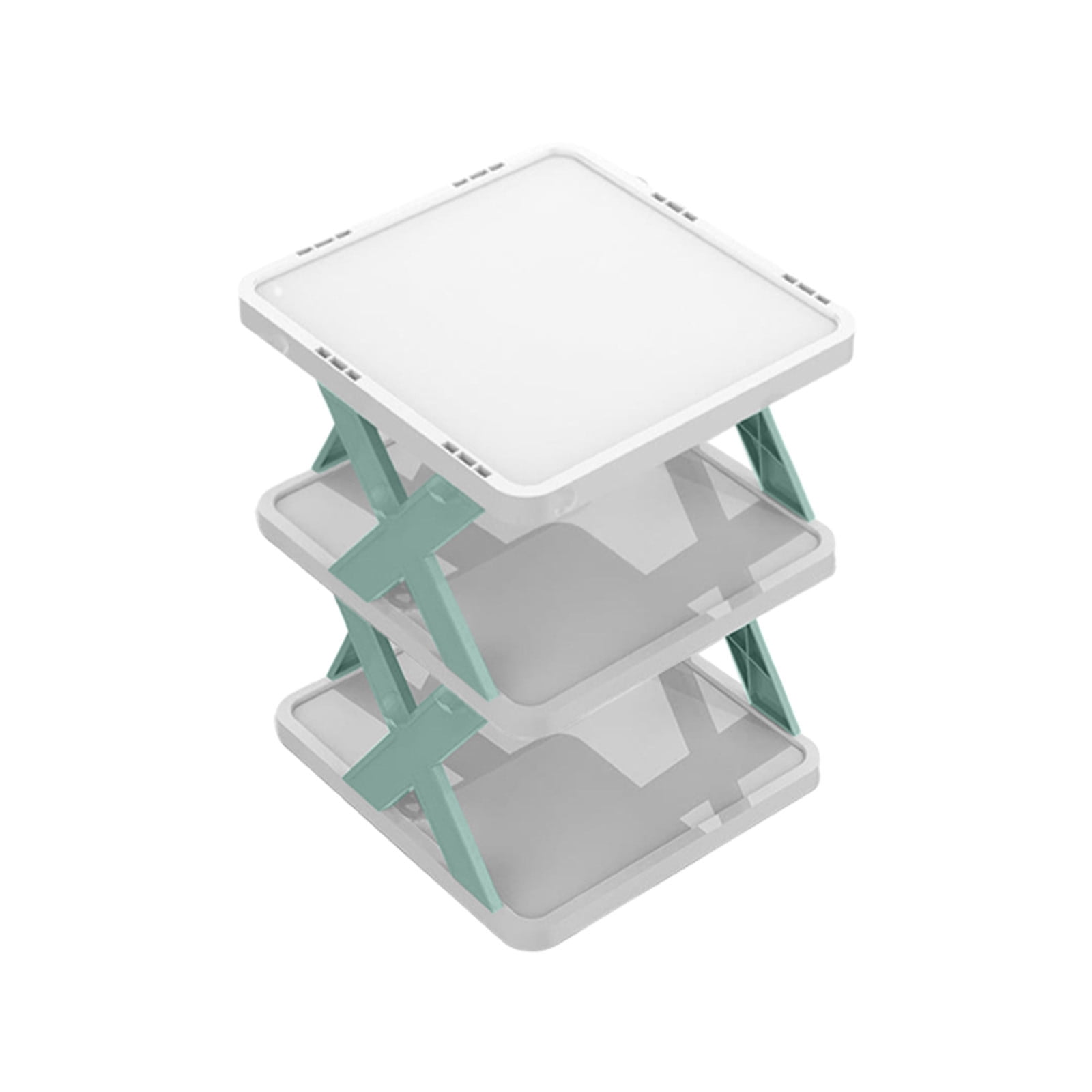 Mauxuk DIY Storage Shelf – Adjustable 3-Tier Organizer Rack with X ...