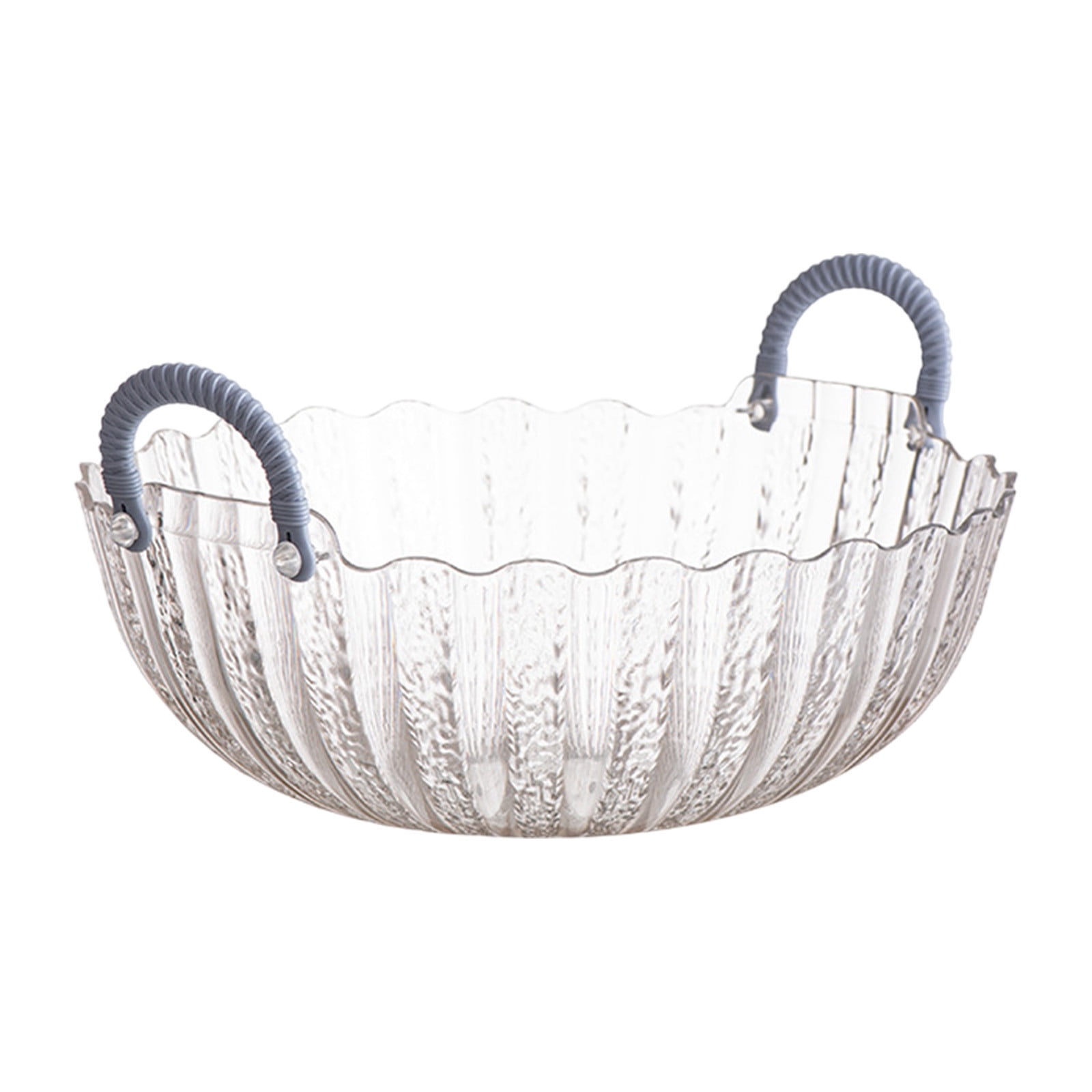 Mauxuk Elegant Large Plastic Fruit Tray - 10.1 Inch Serving Platter for ...