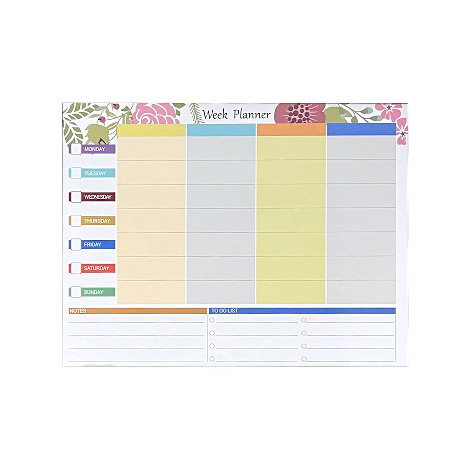 Mauxuk Flexible Magnetic Notepad with Markers, Reusable Refrigerator ...