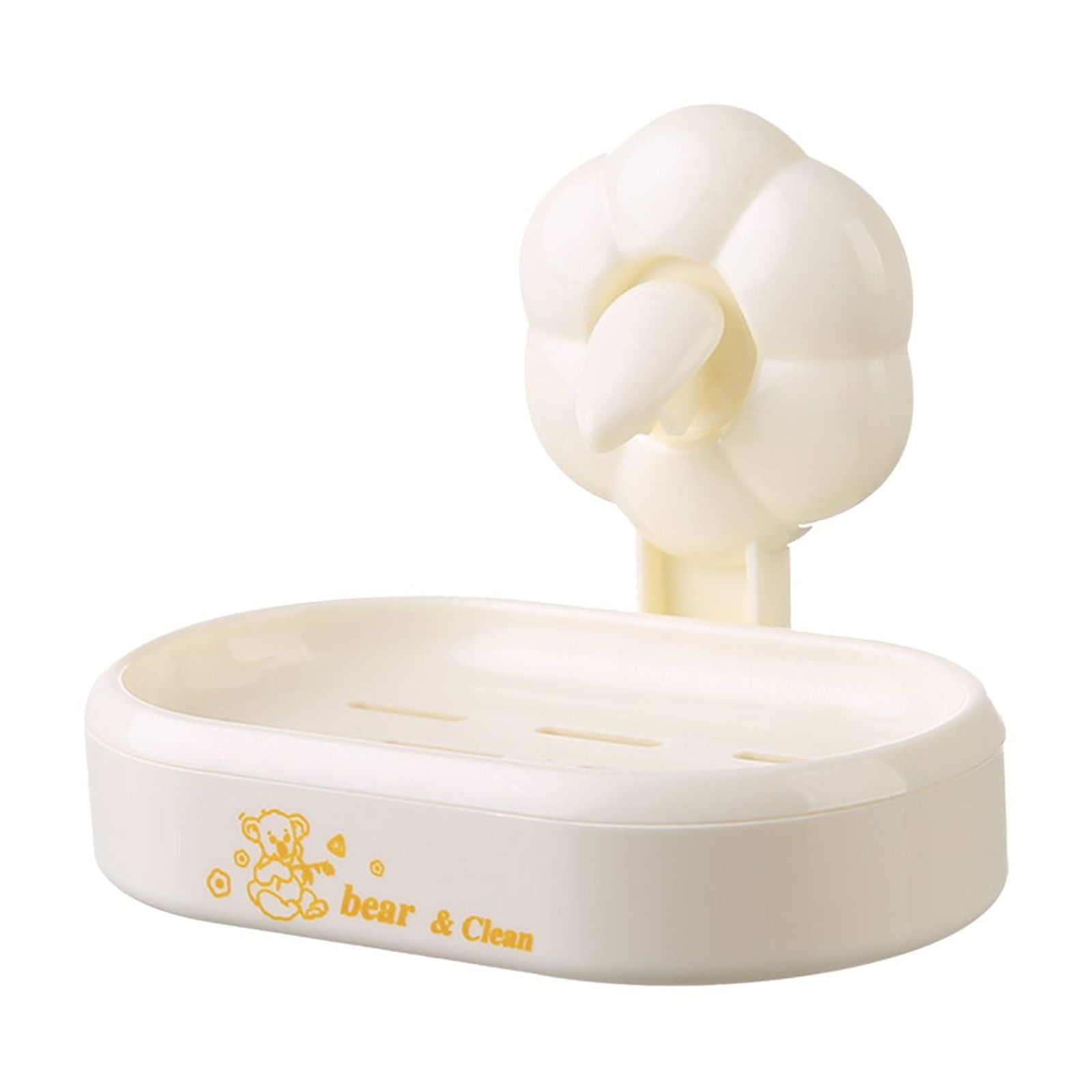 Mauxuk Flower Suction Cup Type Non Perforated Soap Rack - Detachable ...