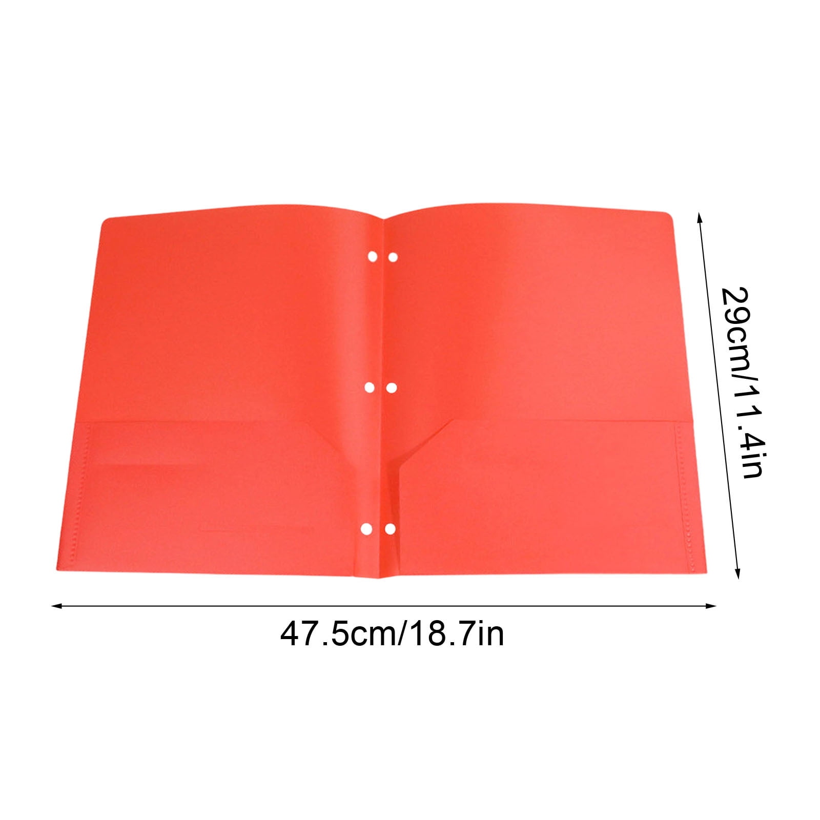 Mauxuk Heavy Duty Plastic Folders Letter Size Durable Water-Resistant ...