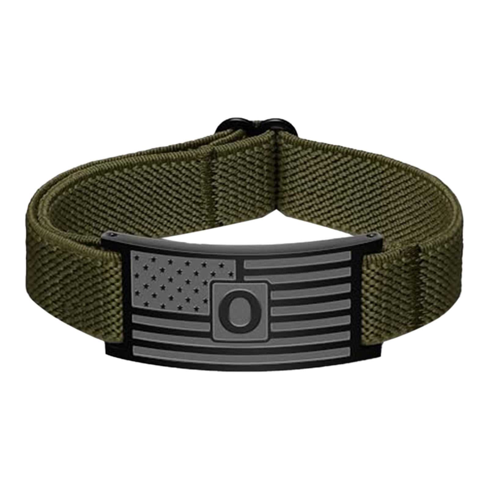 Mauxuk Initial Bracelet for Men Adjustable Elastic Stretch Strap ...