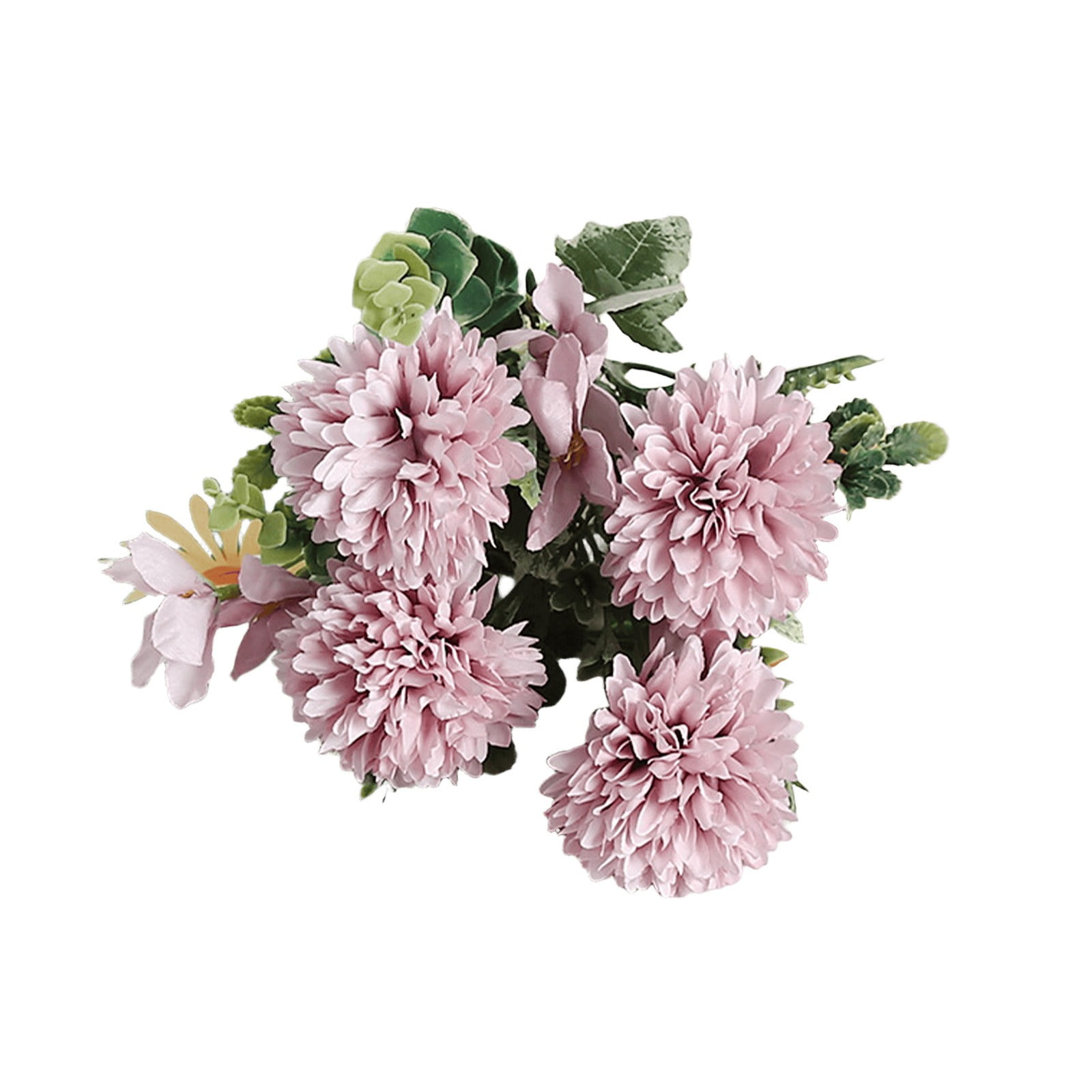 Mauxuk Lifelike Artificial Chrysanthemum Silk Flower - Realistic ...