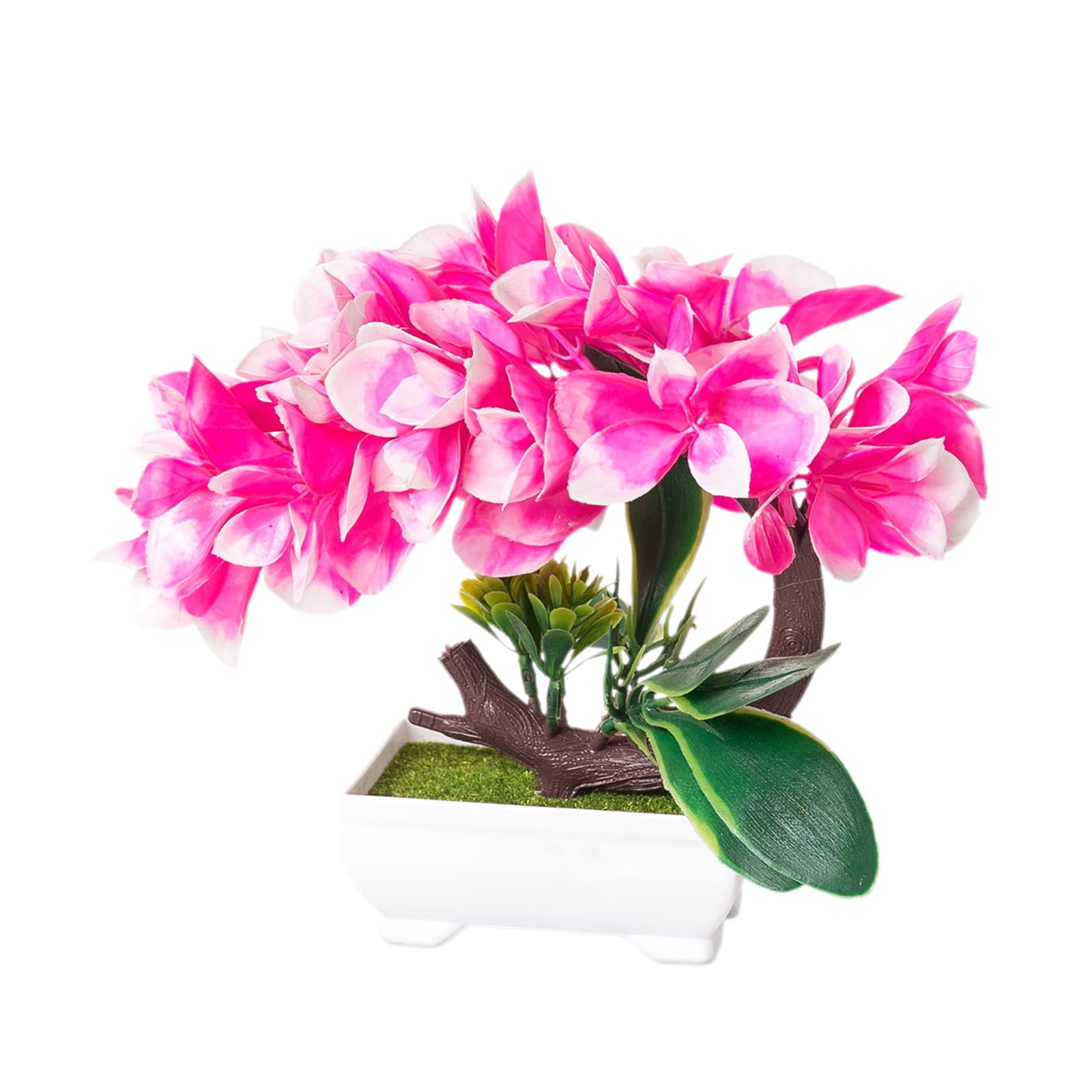 Mauxuk Luxury Artificial Flower Bouquet - Realistic Faux Potted Plant ...