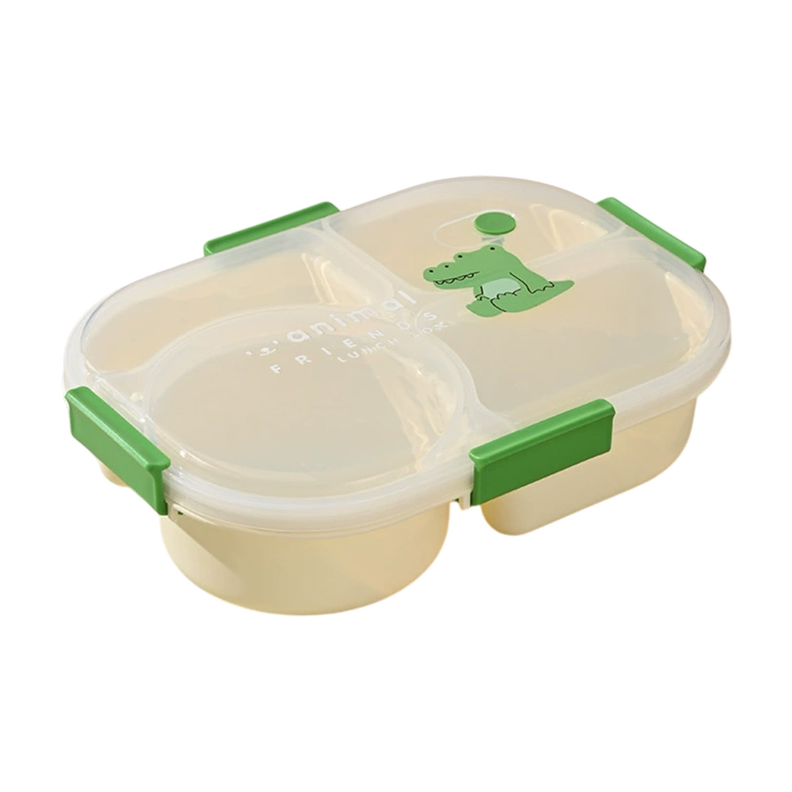 Mauxuk Microwave Lunch Box with Dividers, BPA-Free Plastic Meal ...