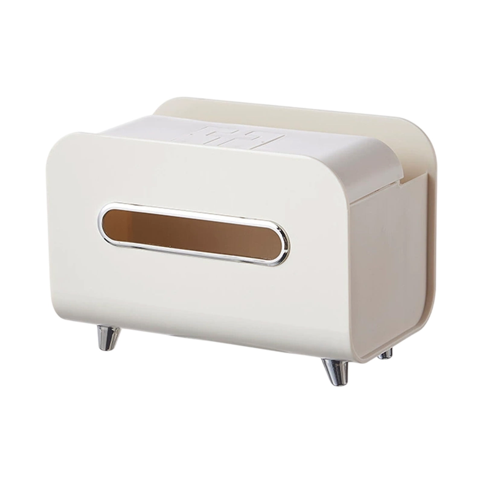 Mauxuk Modern Stylish Tissue Box Organizer - Streamlined Plastic Drawer ...