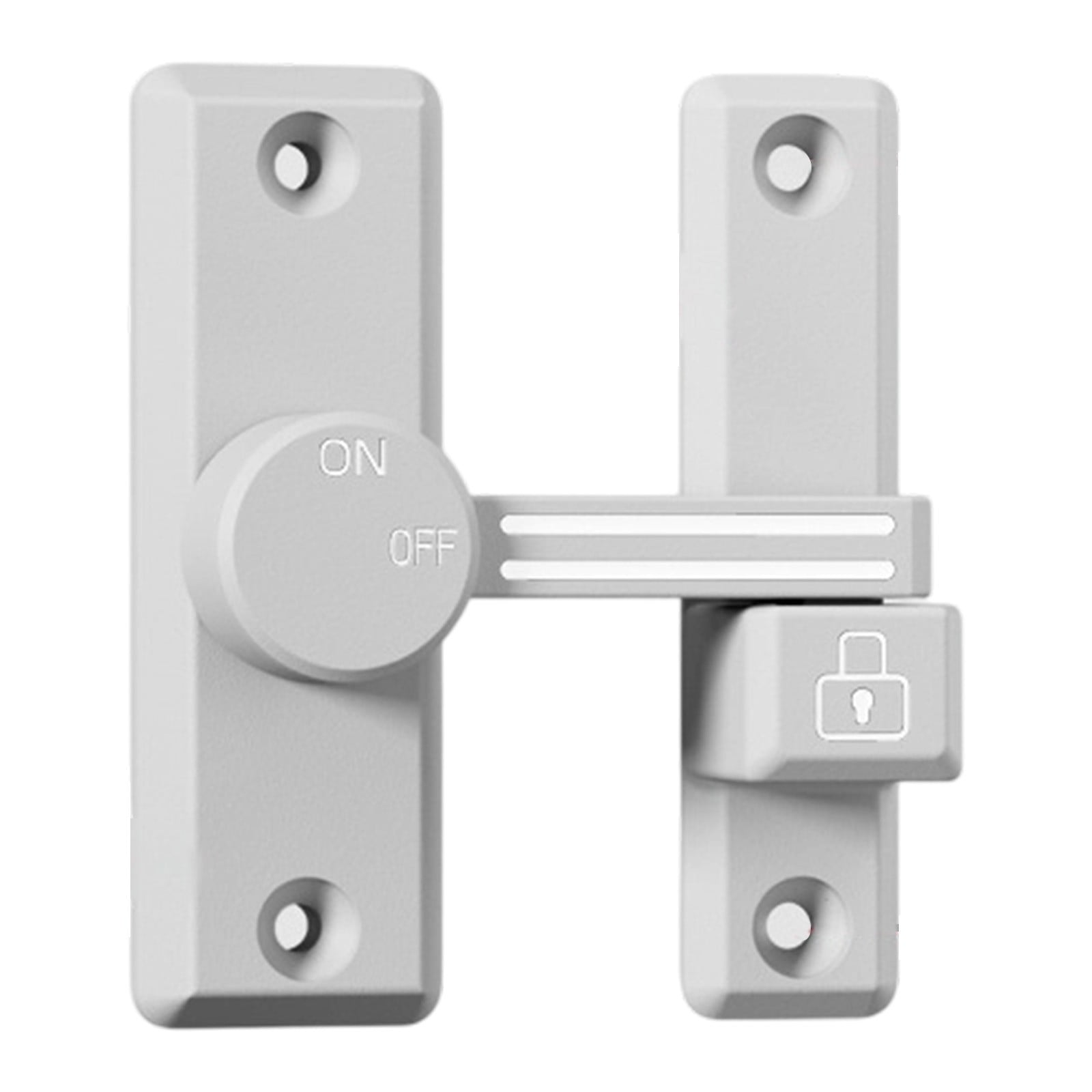 Mauxuk No-Drill Door Lock & Sliding Gate Lock - Adjustable Push-Pull ...