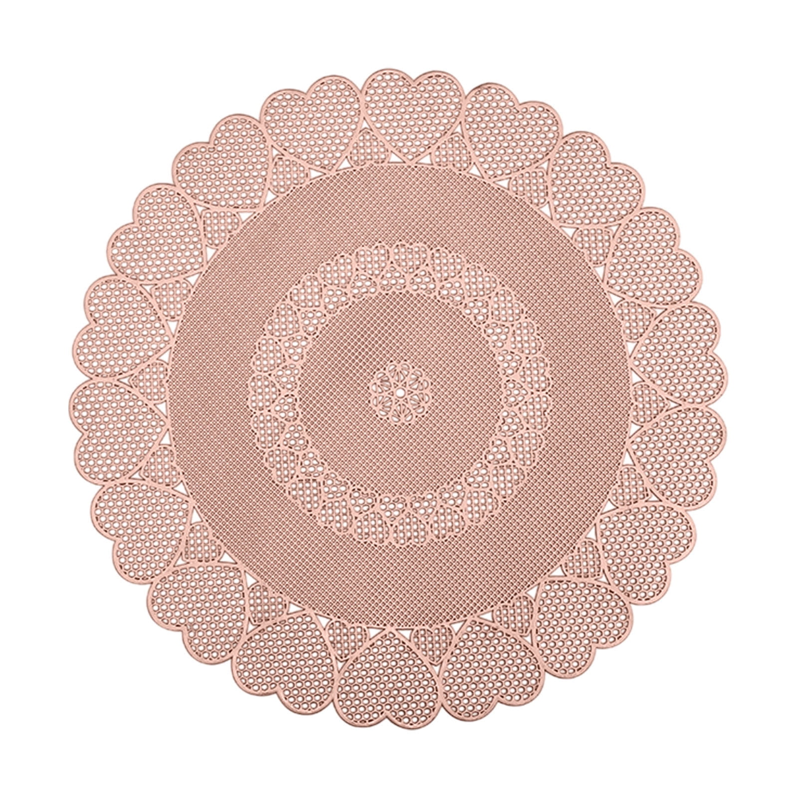 Mauxuk Non-Slip Heat Insulating Placemat - Reversible PVC Hollow ...