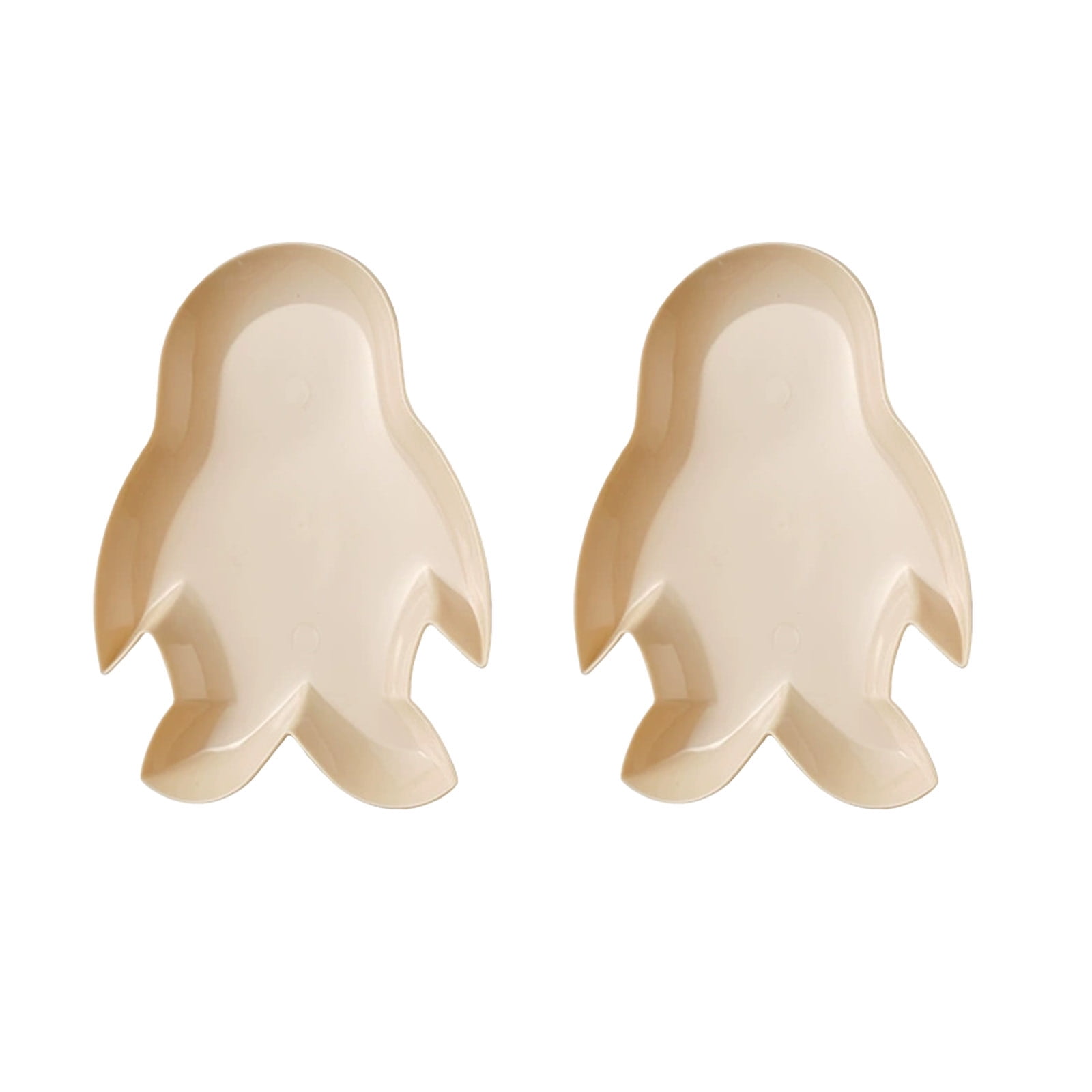 Mauxuk Penguin Snack Tray Set - Cute Toon Design Plastic Serving Tray ...