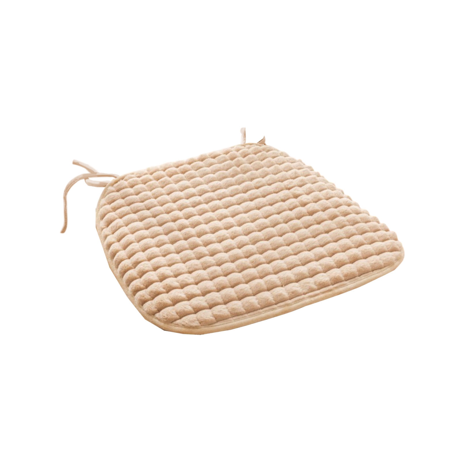 Mauxuk Plush Ergonomic Chair Cushion with Flock Cover - Ultra Soft Seat ...