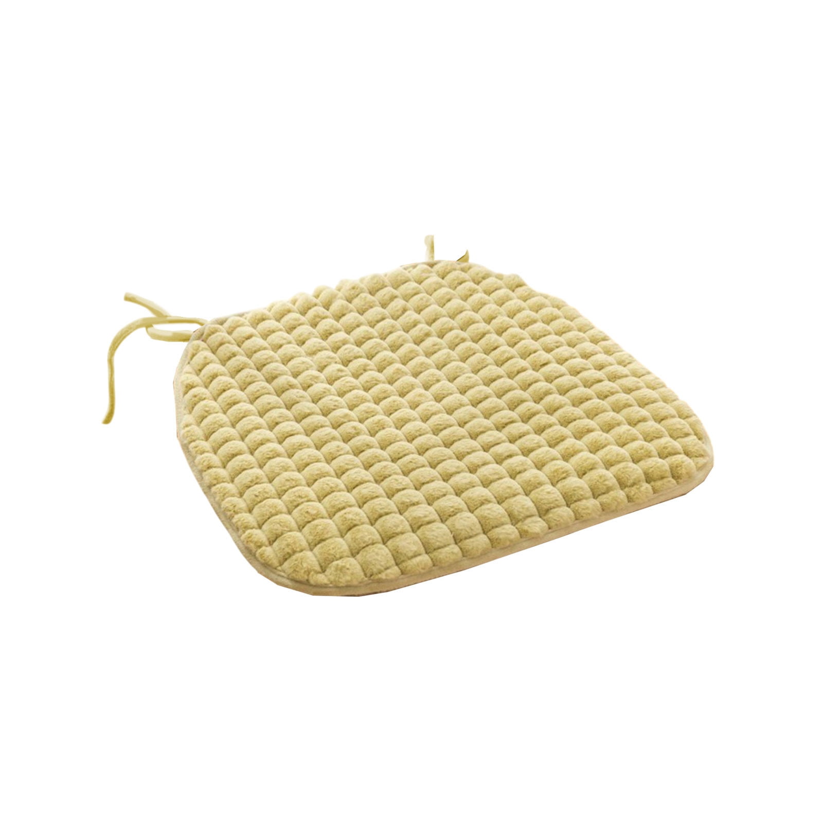Mauxuk Plush Ergonomic Chair Cushion with Flock Cover - Ultra Soft Seat ...