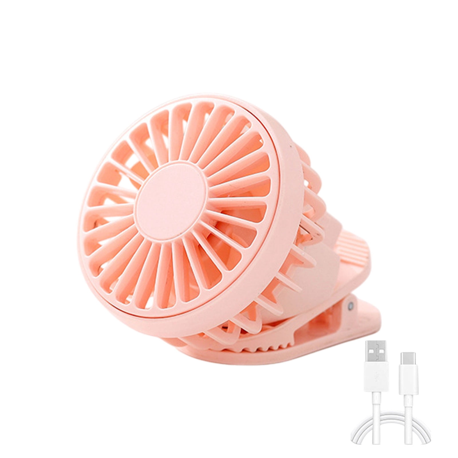 Mauxuk Portable Solar Rechargeable Clip Fan - Hands Free Adjustable 3 ...
