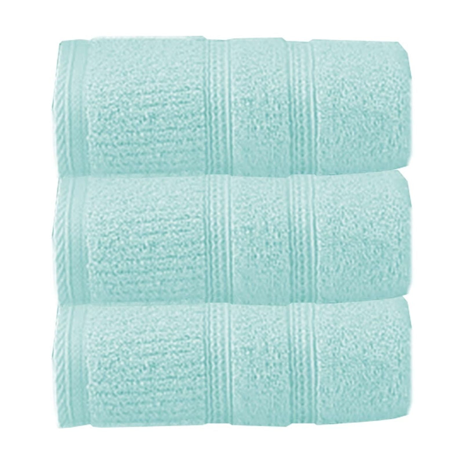 Mauxuk Premium Cotton Towels 3-Pack - Ultra Absorbent & Soft Bath ...