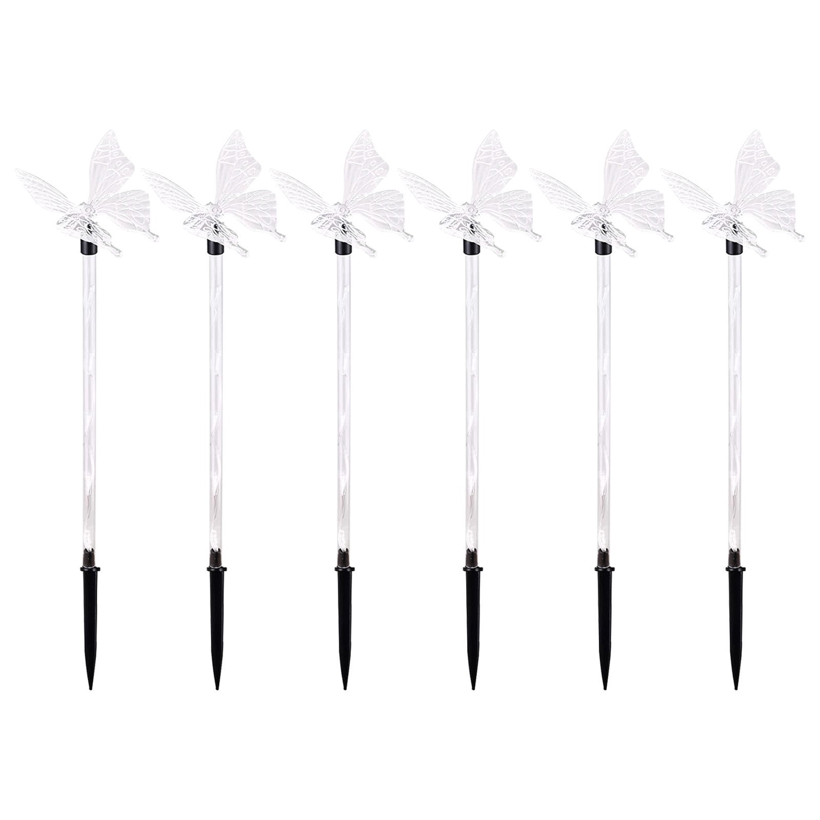 Mauxuk Solar Powered Garden Light - LED Butterfly Pathway Lights | 6 ...