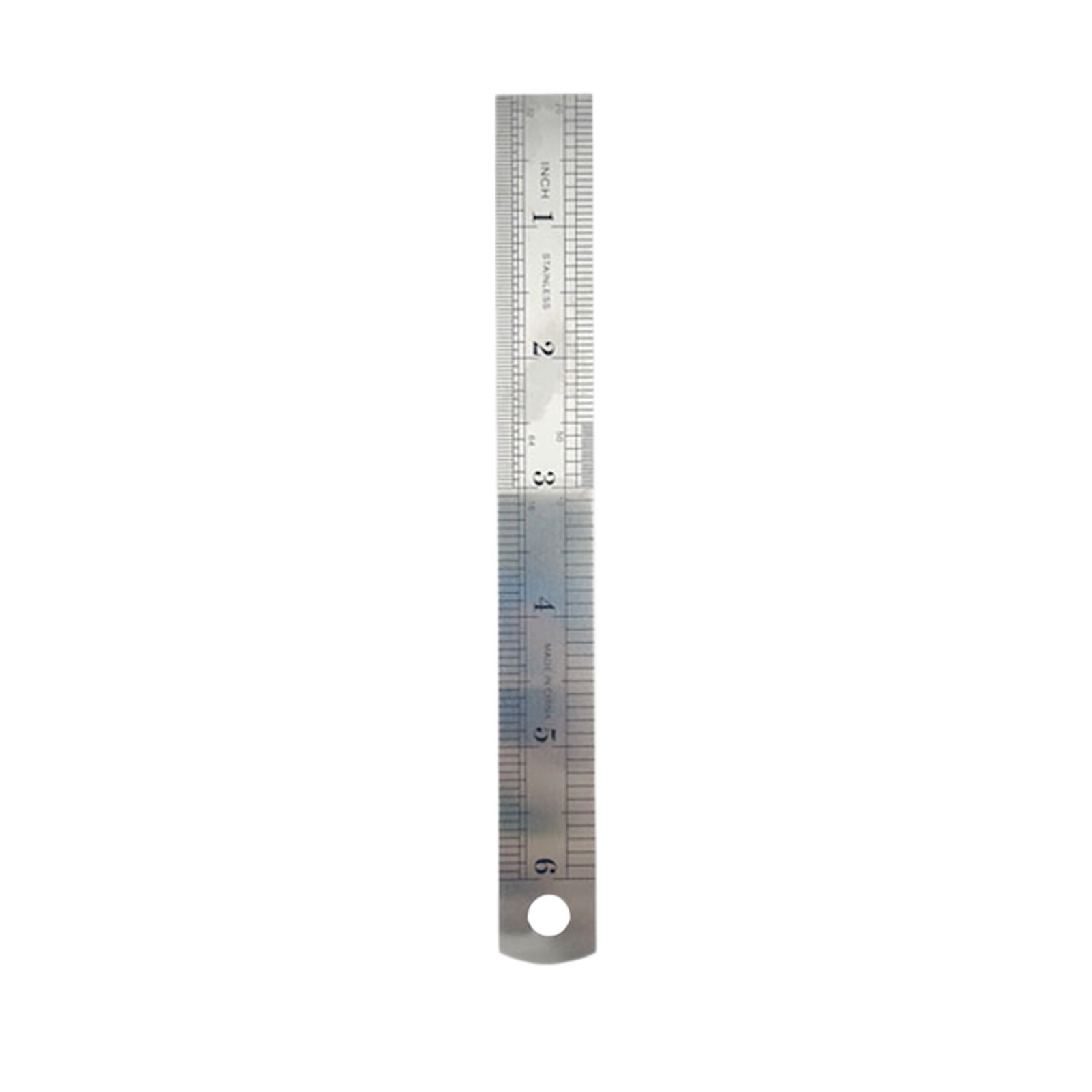 Mauxuk Stainless Steel Ruler - 6/8/12 Inch Double Sided Metal Ruler ...