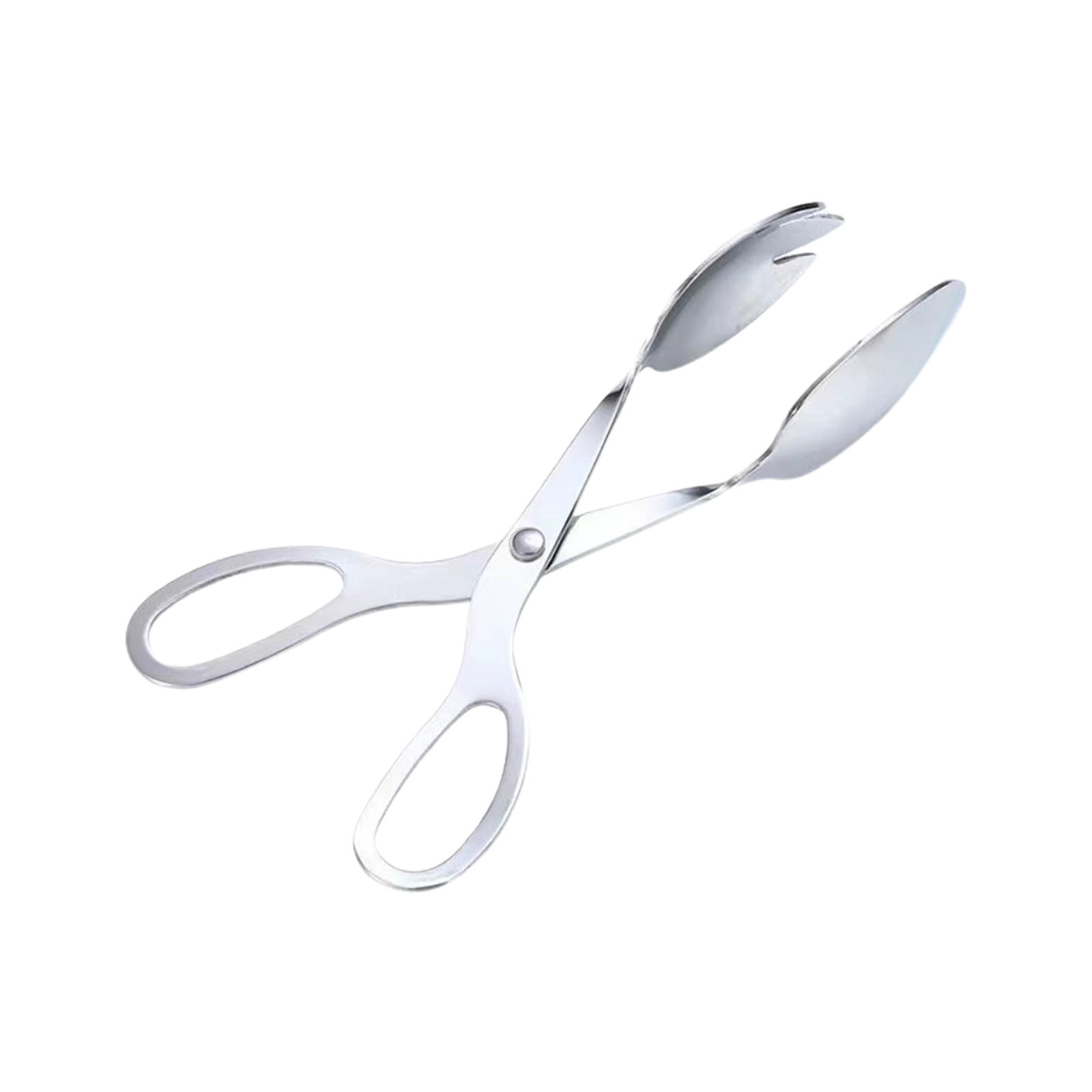 Mauxuk Stainless Steel Scissor Tongs for Kitchen, Steak & Salad, Multi ...