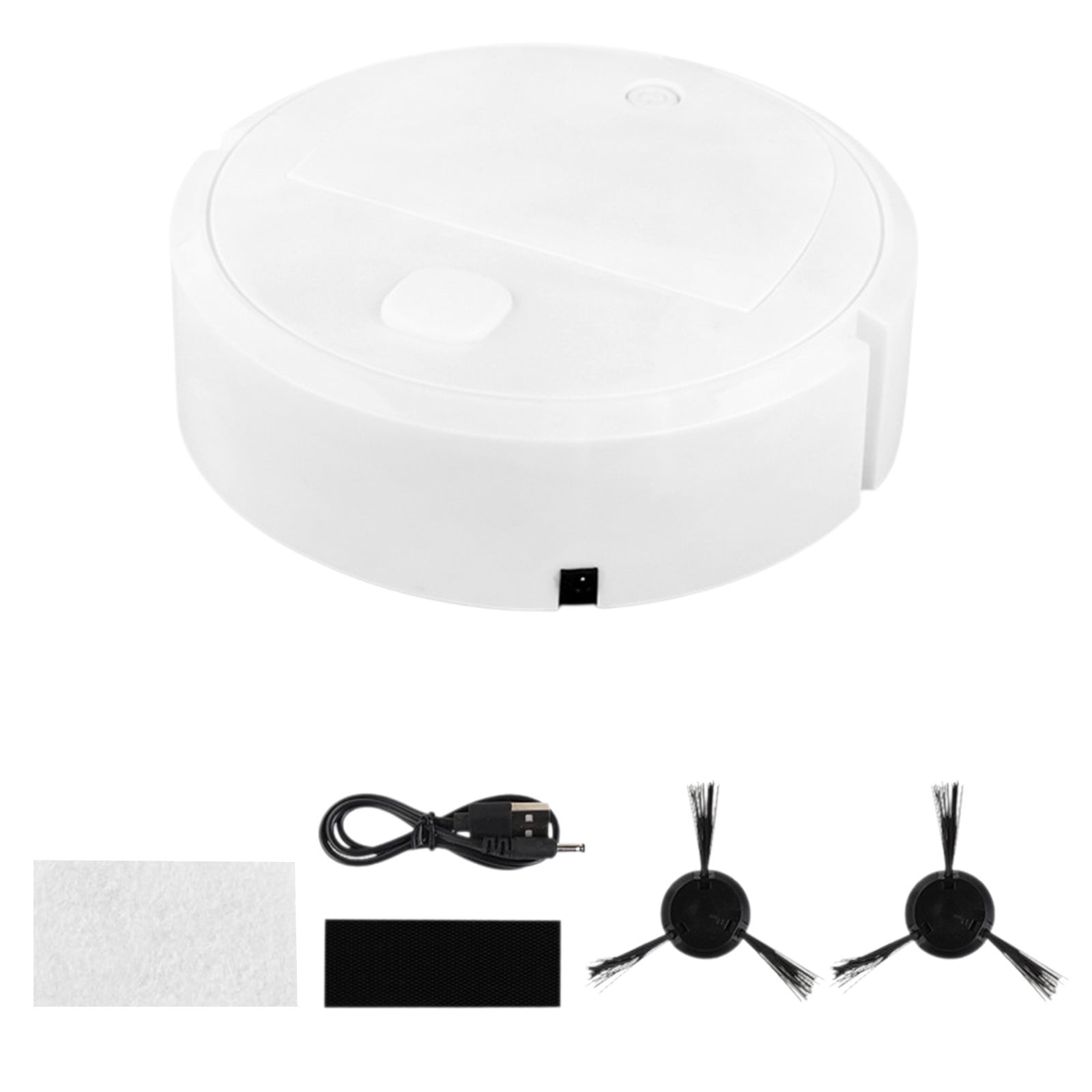 Mauxuk USB Smart Robot Vacuum Cleaner 3-in-1 Sweep Vacuum Mop, Compact 6.3x6.3x1.97in ...