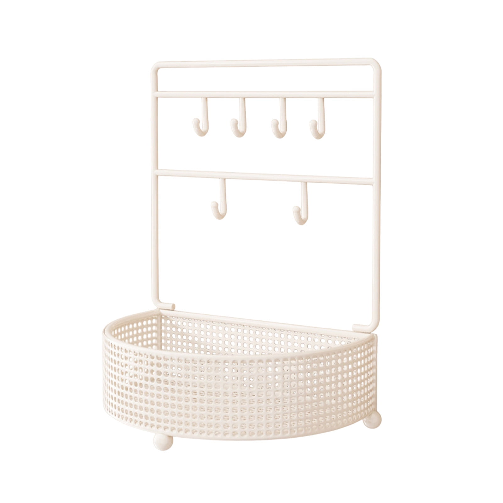 Mauxuk Versatile Iron Desktop Shelf Organizer - Hangable Wall Rack with ...