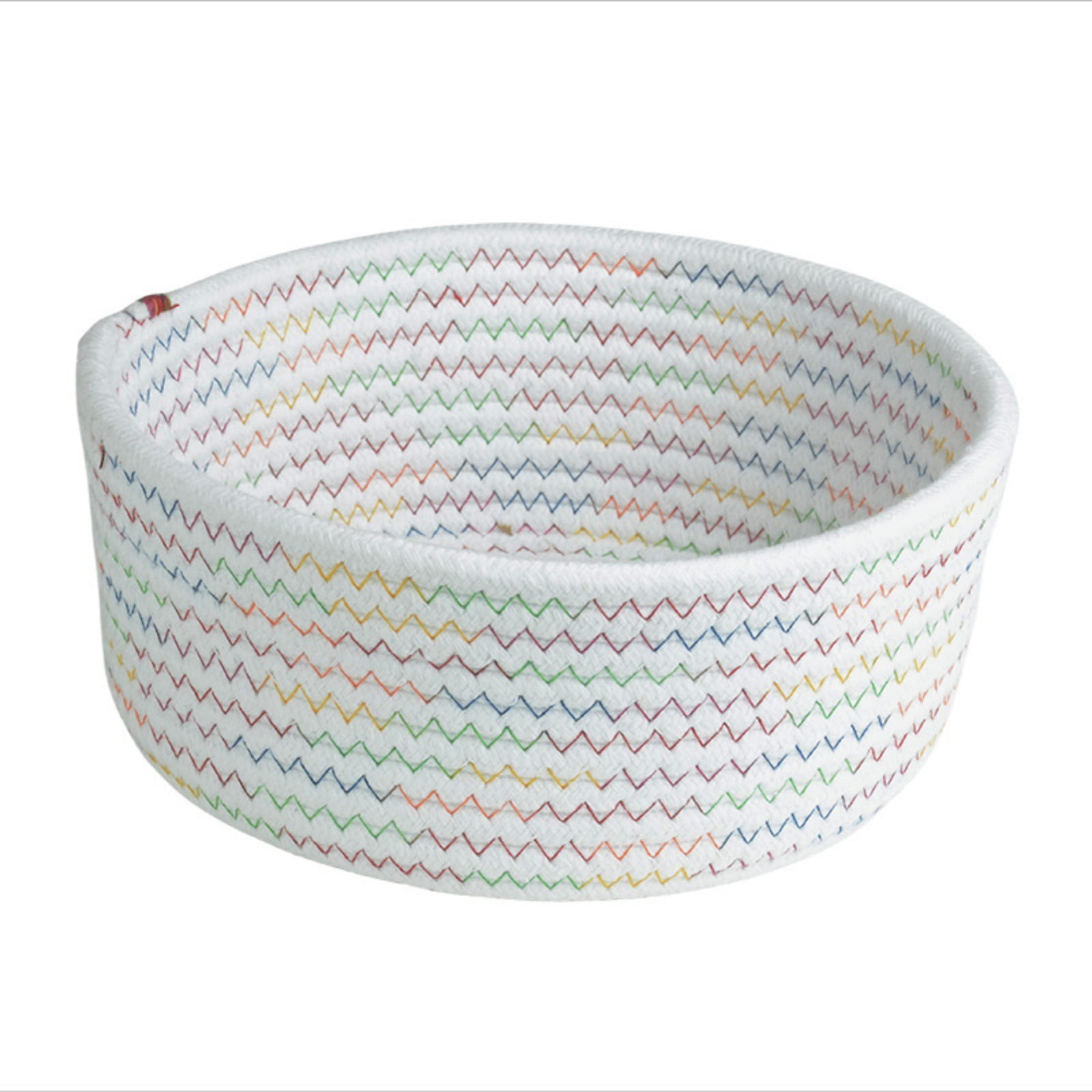 Mauxuk Woven Basket Cute Cotton Rope Gifts Storage Baskets Handwoven ...