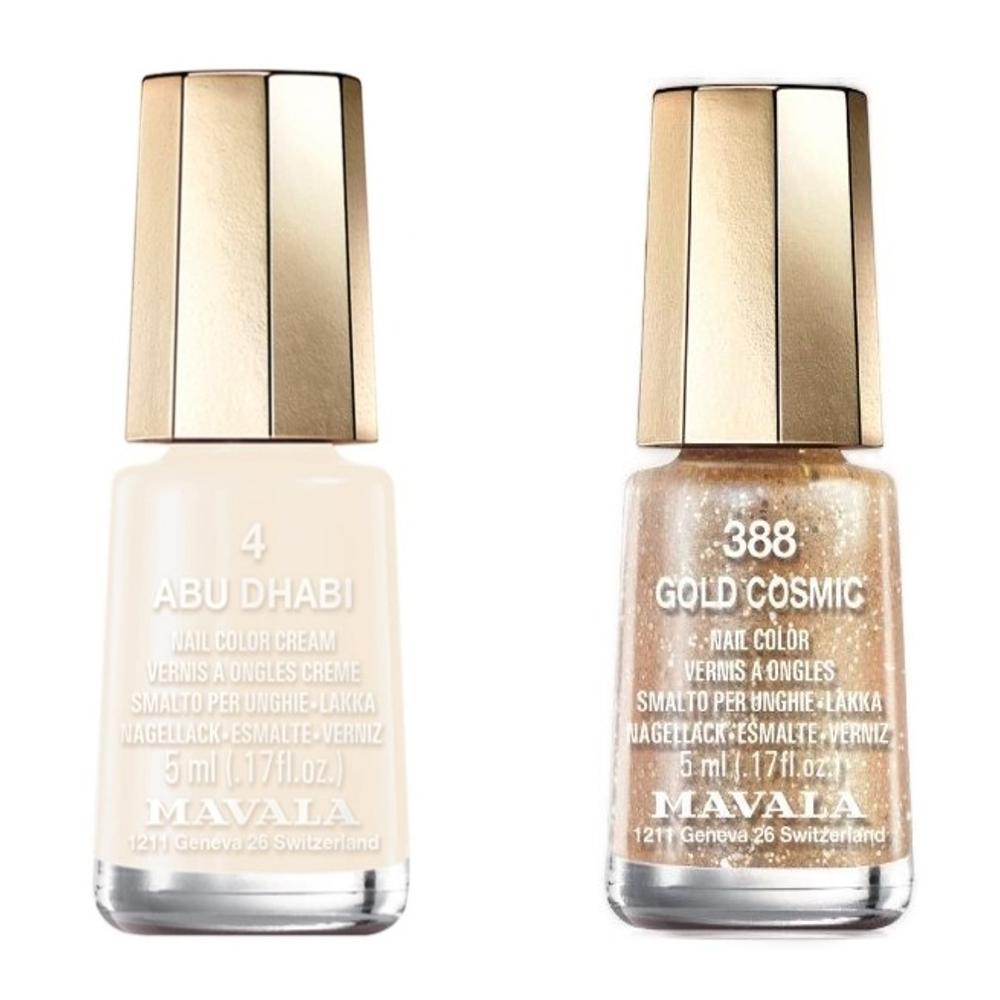 Mavala Mini Nail Polish 5ml - 4 Abu Dhabi - 388 Gold Cosmic - Combi ...