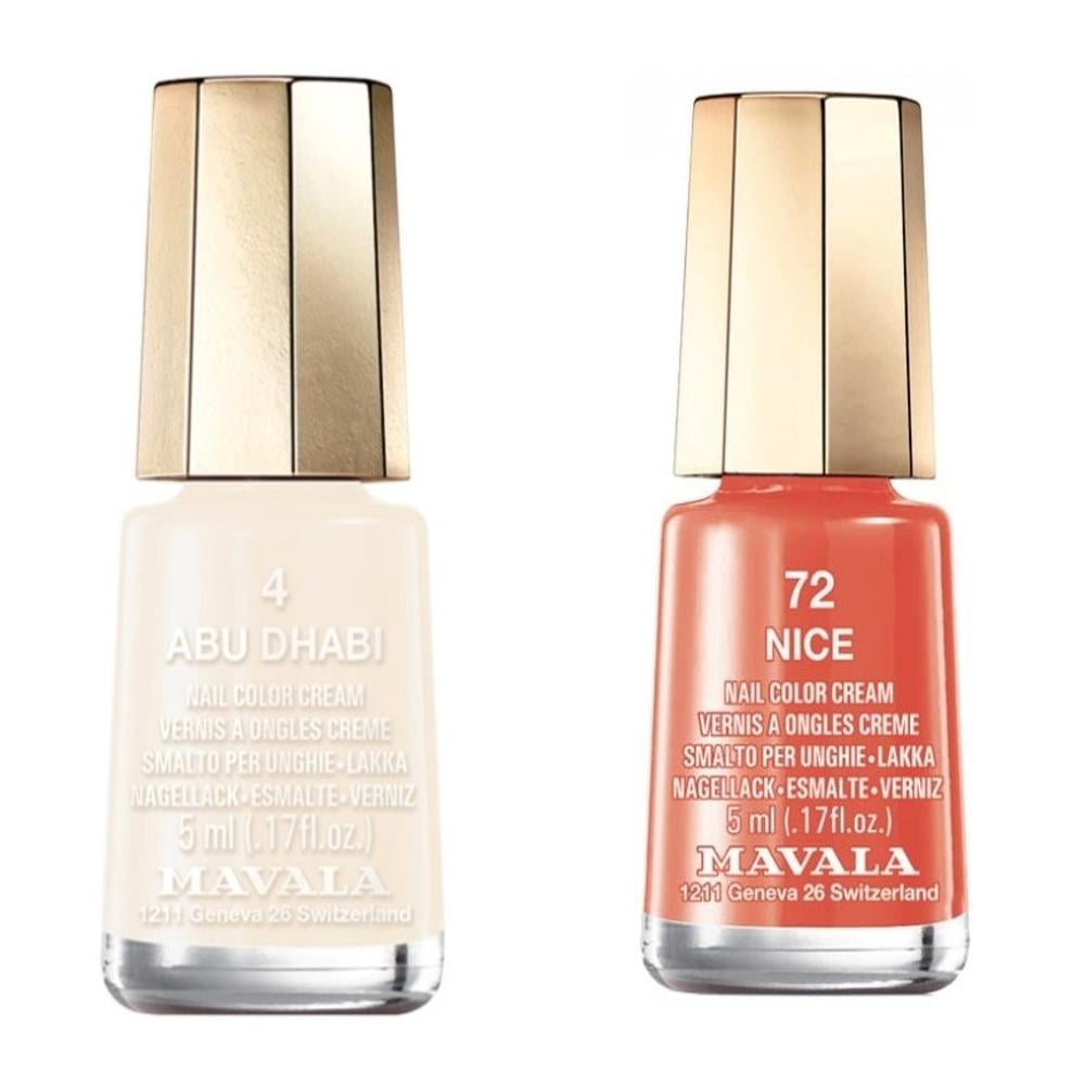 Mavala Mini Nail Polish 5ml - 4 Abu Dhabi - 72 Nice - Combi Pack ...