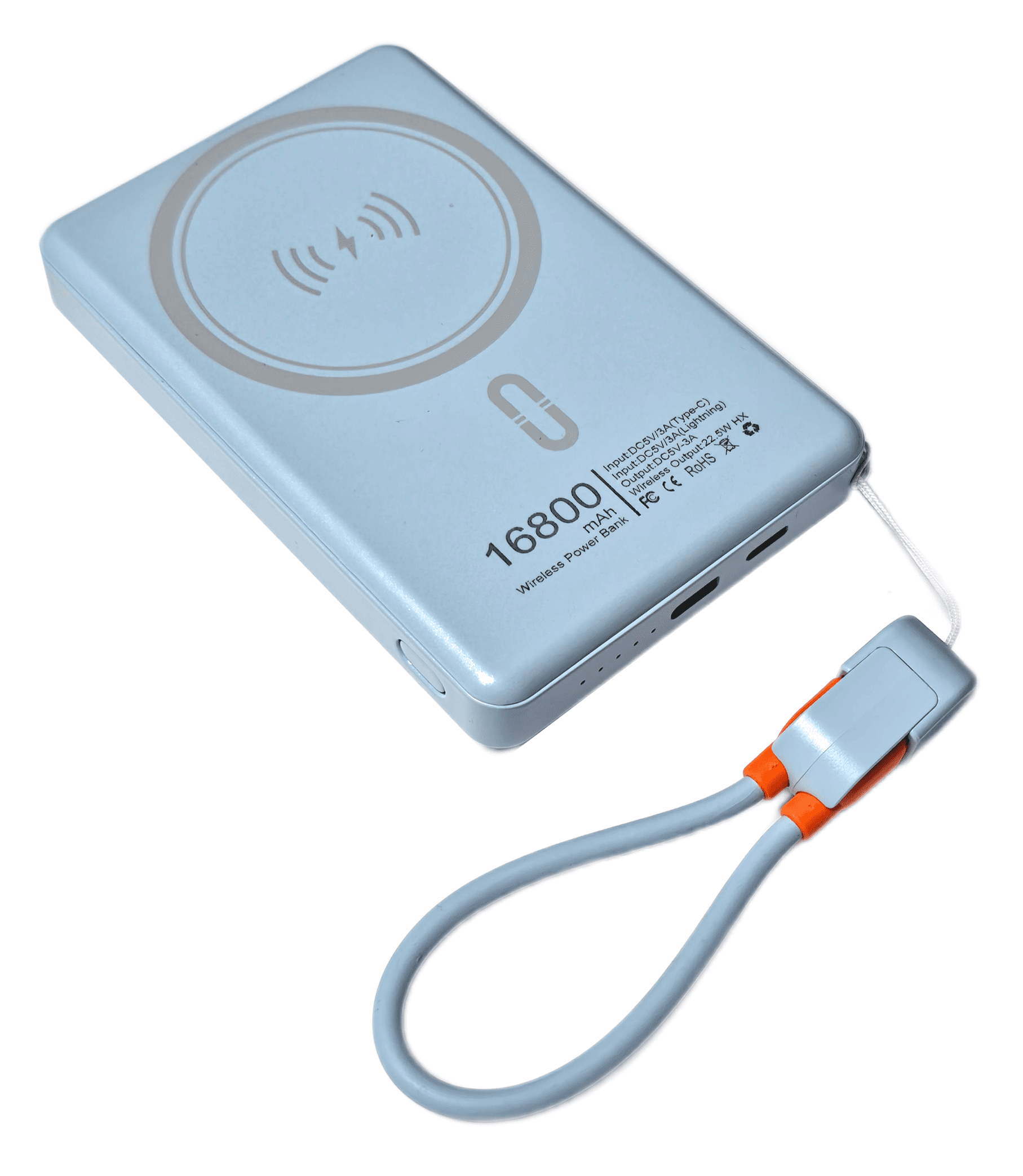 Mavark Magnetic Power Bank 16800mAh Portable Charger with Cables 22.5W ...