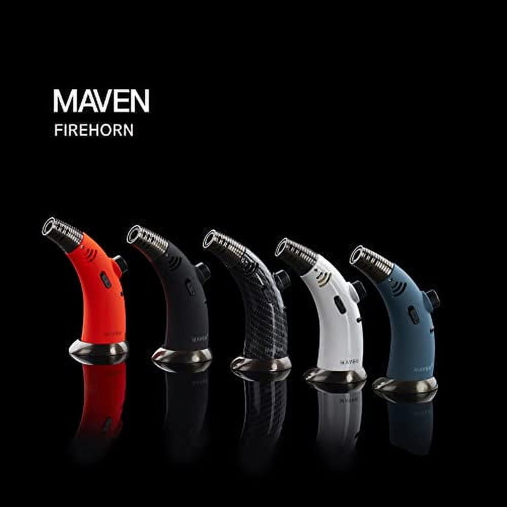 Maven Firehorn Butane Refillable Torch Lighter, Single Jet Windproof ...