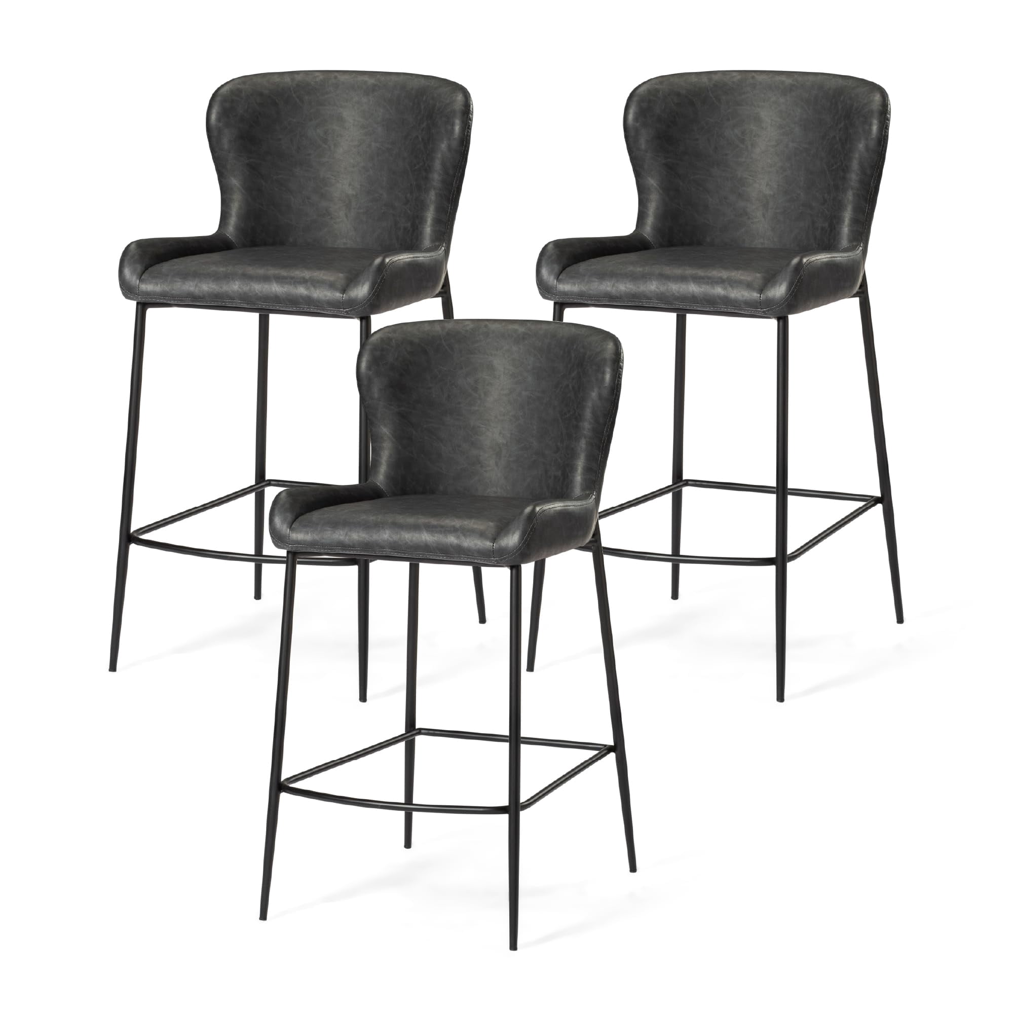 Maven Lane 26" Naomi Counter Height Stool - Elegant Counter Stool w ...