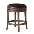 Maven Lane Alexander Backless Counter Stool, Walnut Finish w/ Marksman ...