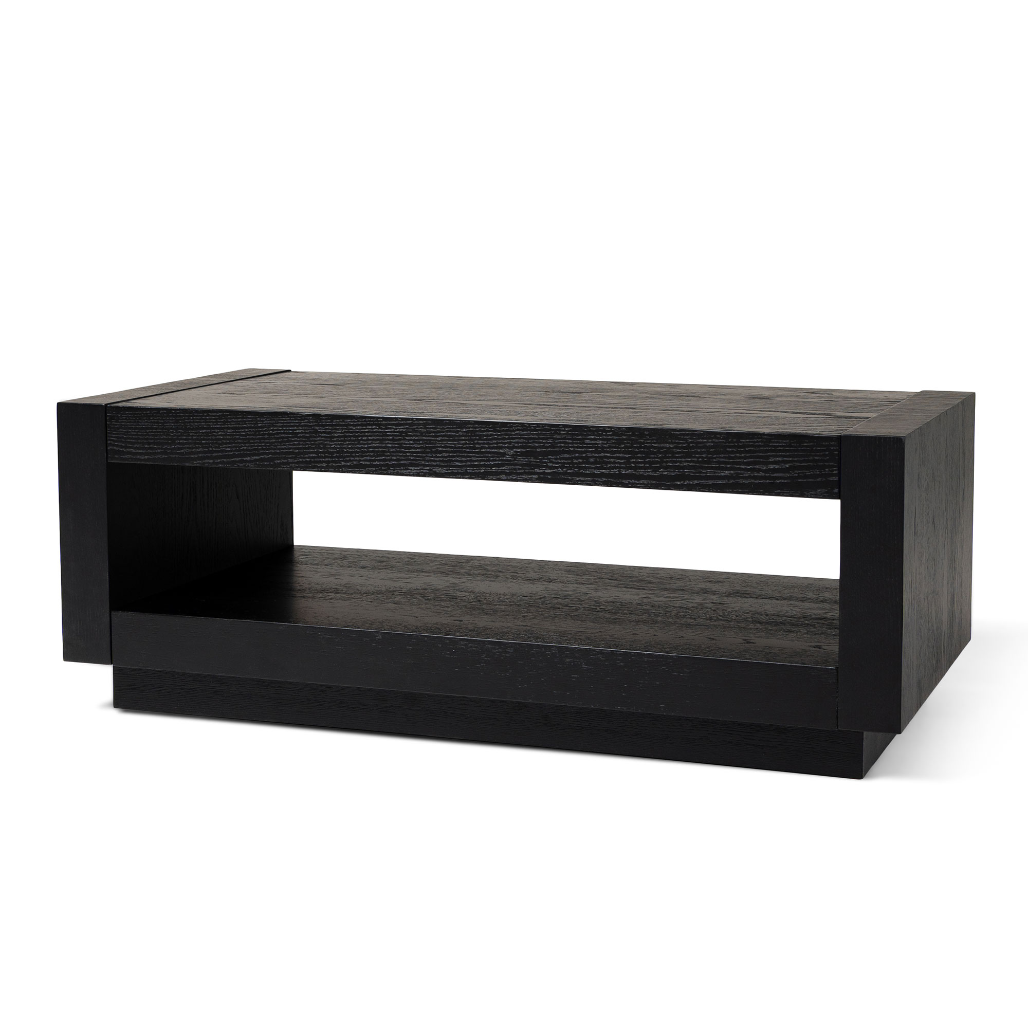 Mainstays Wood Rectangle Coffee Table, Black Finish - Walmart.com